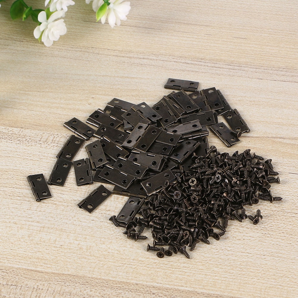 HOMEMAXS Hinges for Kitchen Cabinets Rounded Iron Helix Furniture ...