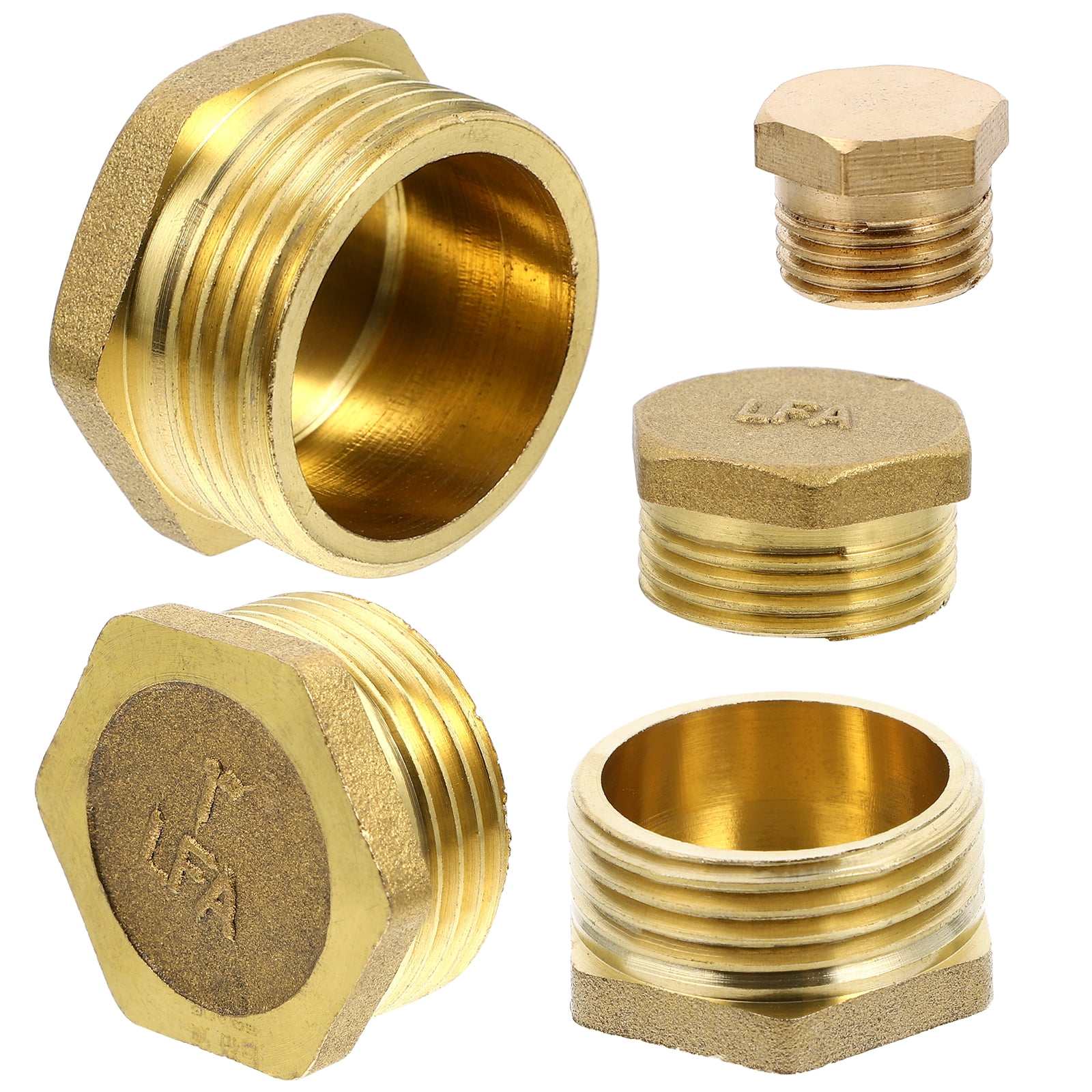 HOMEMAXS Hose Tap Connector Brass Pipe Plug Practical Fittings ...