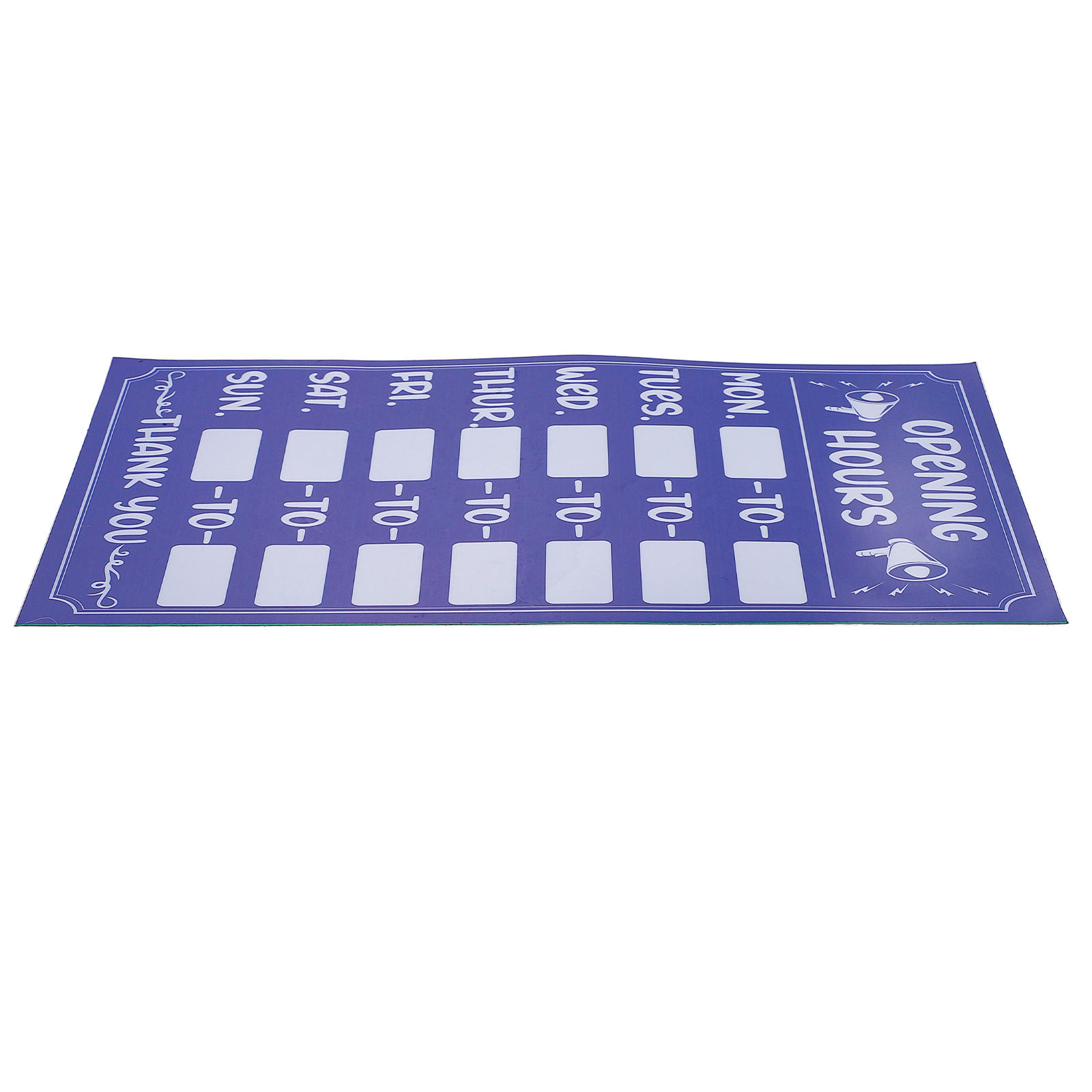 HOMEMAXS Hour Signs for Bank Adhesive Business Hours Sticker Open ...