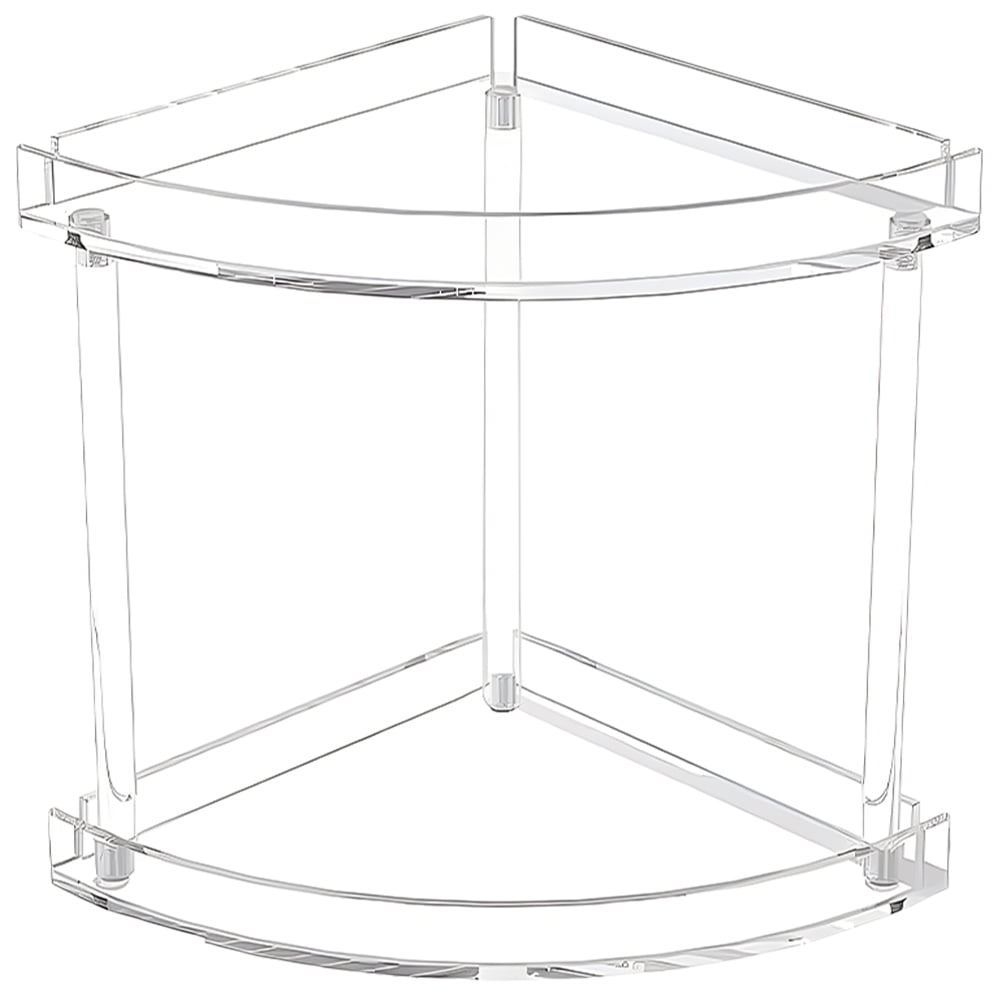 HOMEMAXS Human Counter over The Toilet Storage Clear Makeup Organizer ...
