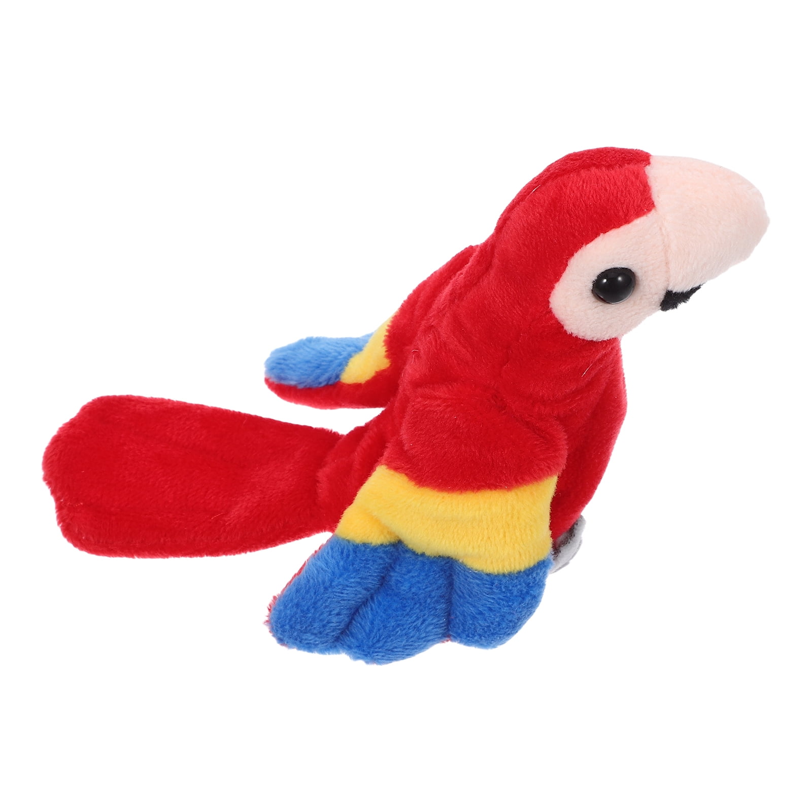 HOMEMAXS Mini Parrot Finger Puppet Realistic Bird Animal Hand Puppet ...