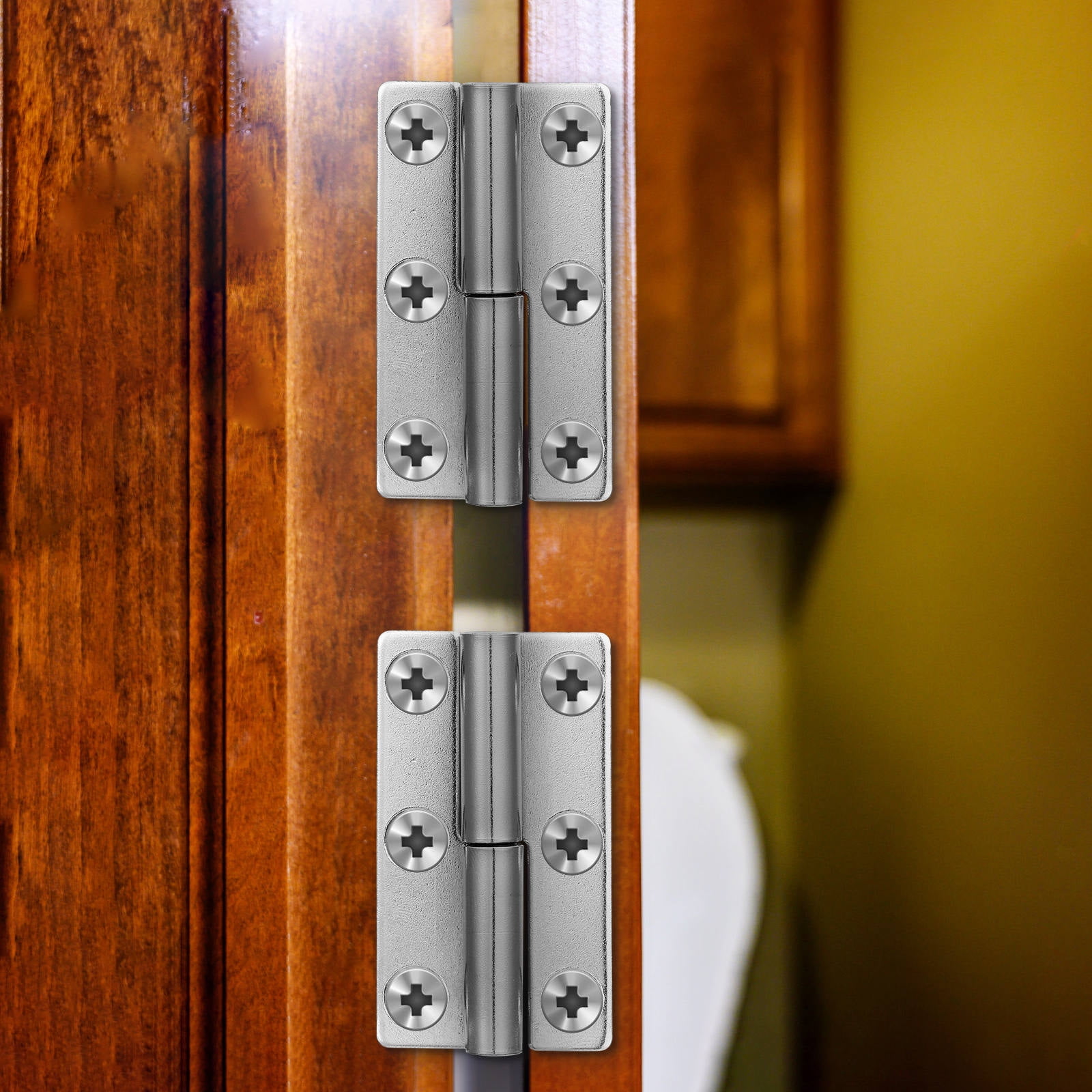 HOMEMAXS Indoor Hinges for Kitchen Cabinet Exterior Shutter Black Doors ...