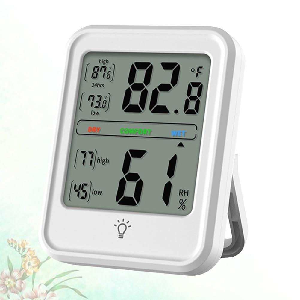 HOMEMAXS Indoor Weather Station Digital Thermometer Hygrometer ...