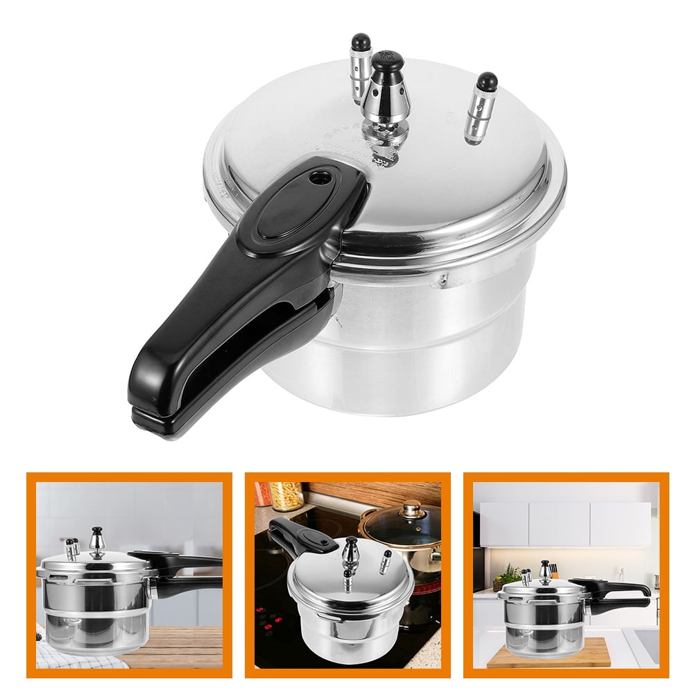 HOMEMAXS Induction Ergonomic Handle Pressure Cooker Scald Prevention ...