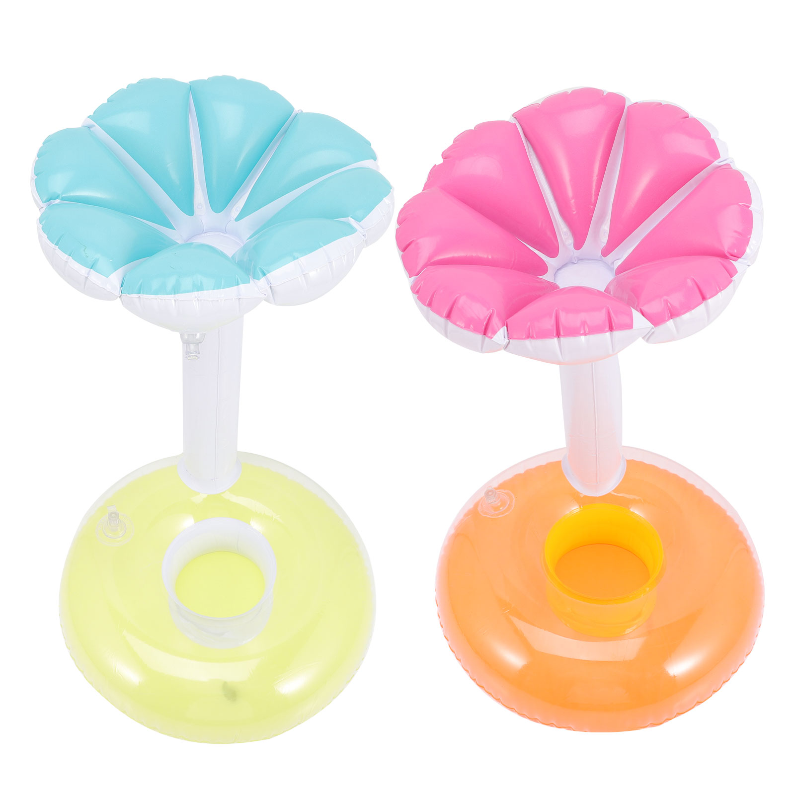 HOMEMAXS Inflatable Pool Drink Floats Cartoon Design for Home Fun PVC ...