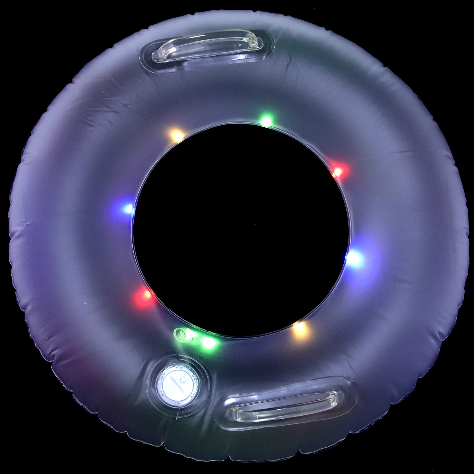 HOMEMAXS Inflatable Pool Floating Ring Inflatable Luminous Swimming ...