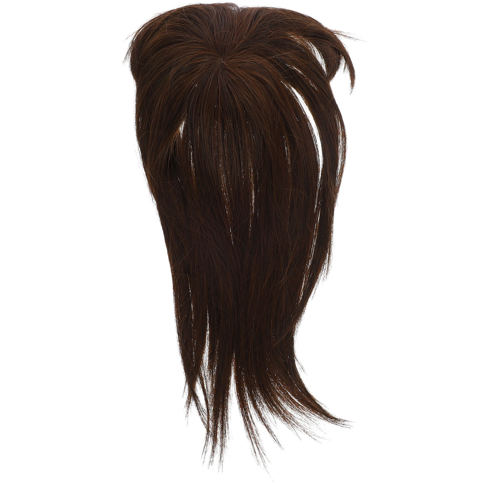 HOMEMAXS Invisible Wig Topper Snap Hair Clips Short Human Wigs Girls ...