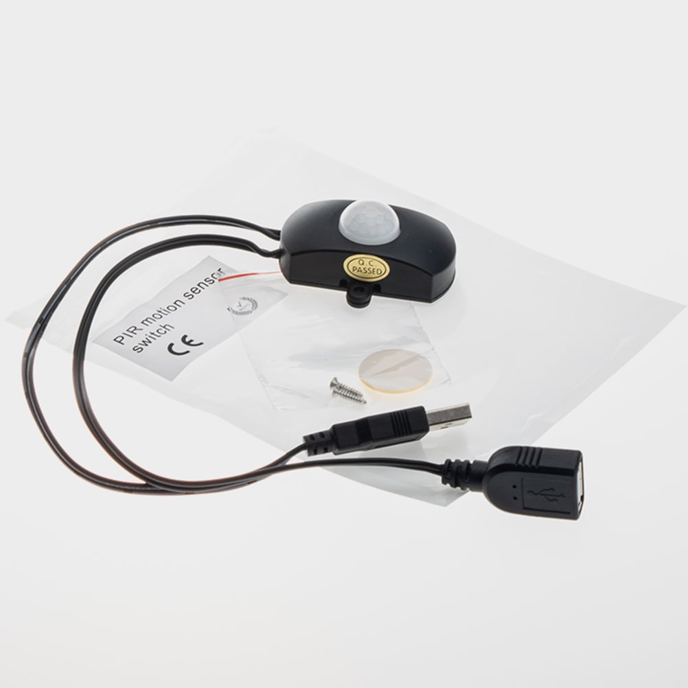 HOMEMAXS Ir Light Switch Operated Night Motion Sensor Controller Black ...