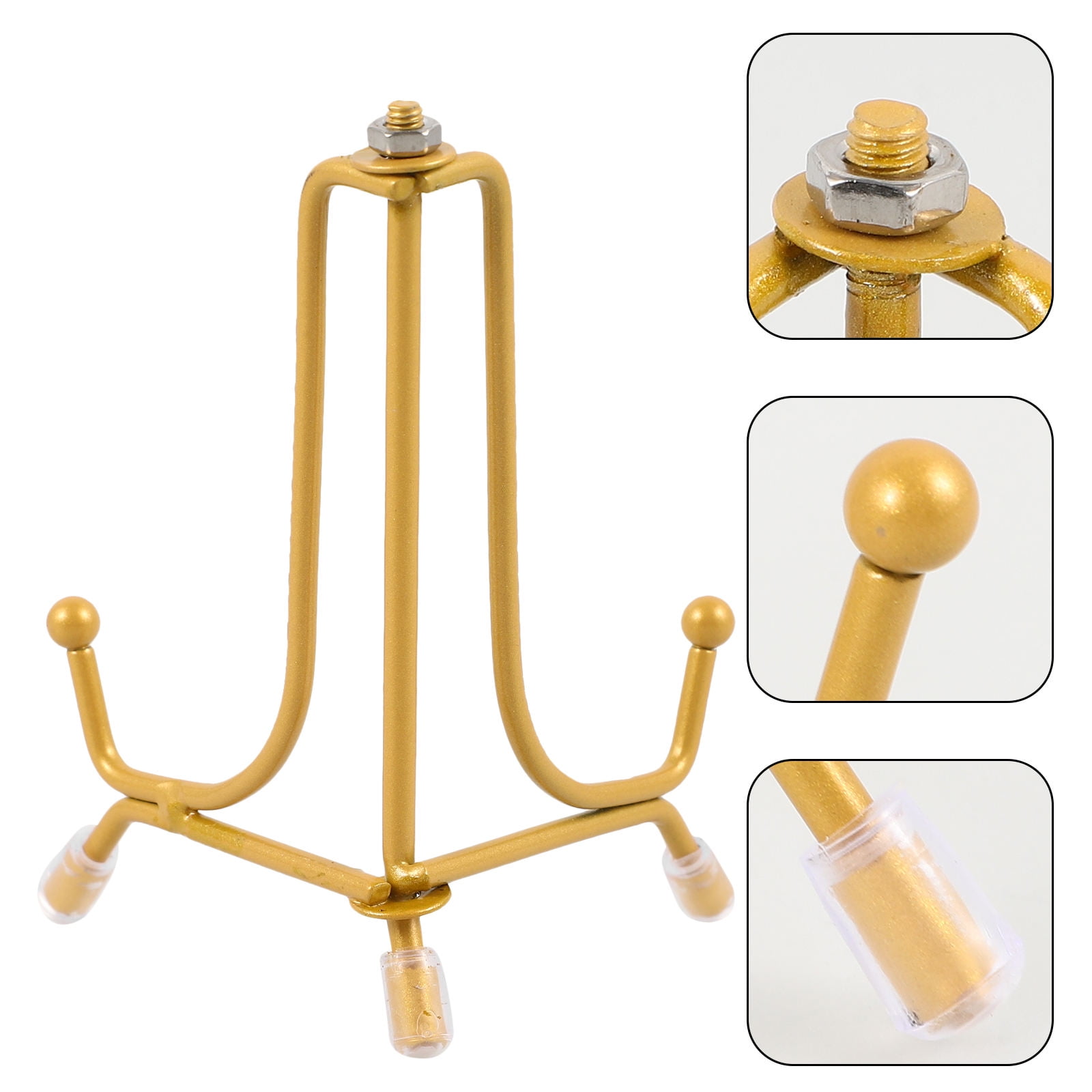 HOMEMAXS Iron Frame Racks Plate Storage Stands Tabletop Photo Frame ...