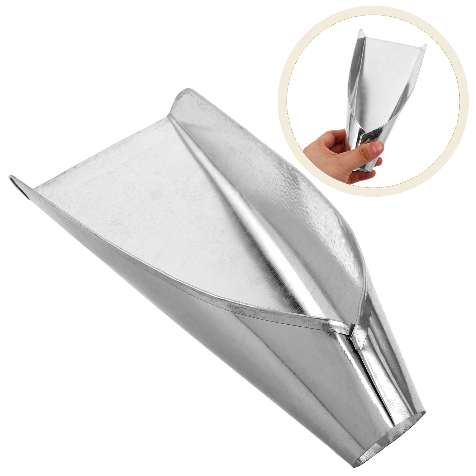 HOMEMAXS Iron Funnel Large Funnel Metal Funnel Wide Mouth Funnel Food ...