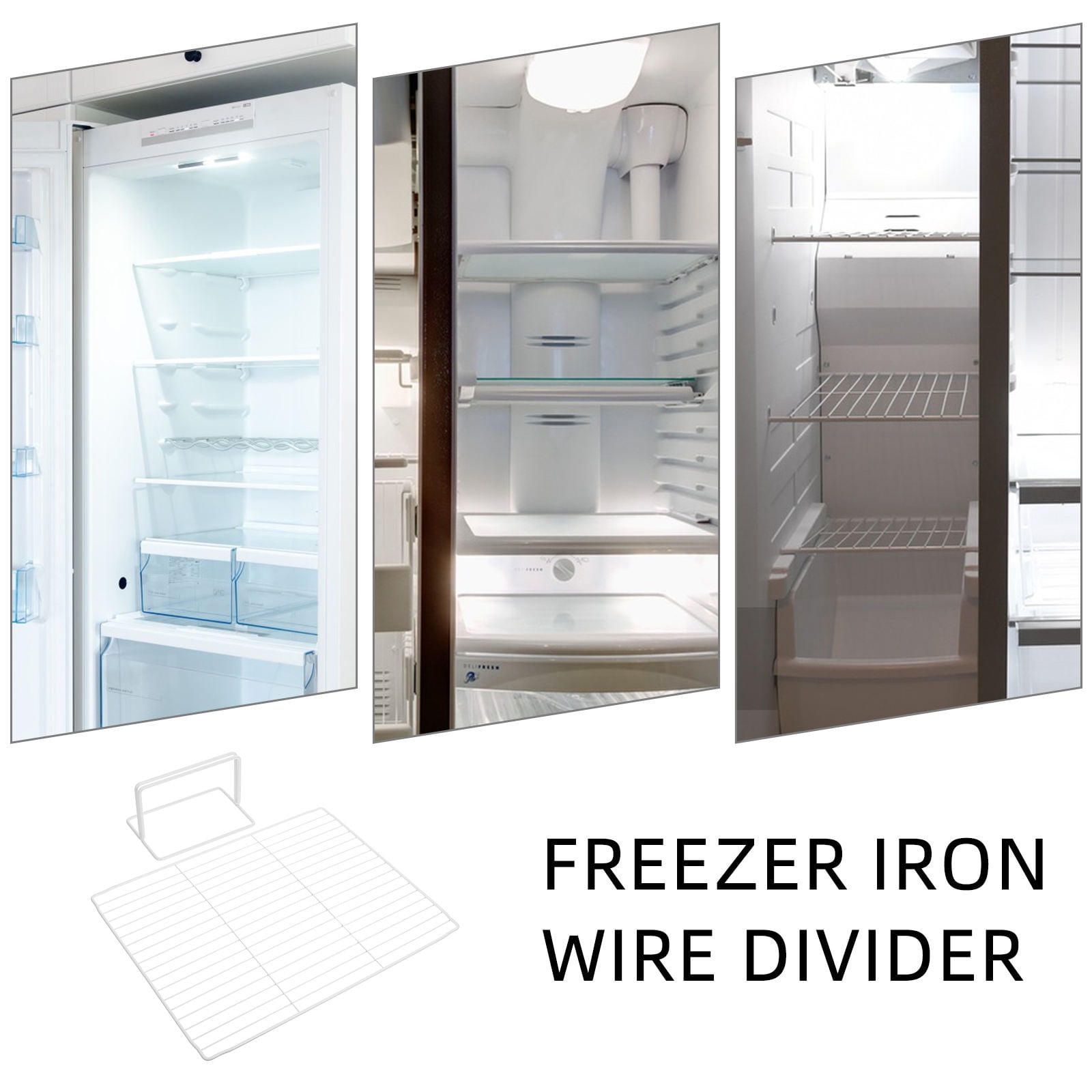 HOMEMAXS Iron Wire Divider for Freezer Efficient Food Storage and ...