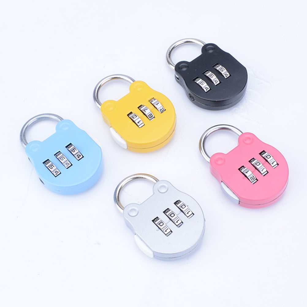 HOMEMAXS Iron and Plastic Combination Lock for Safety Use with AntiRust ...