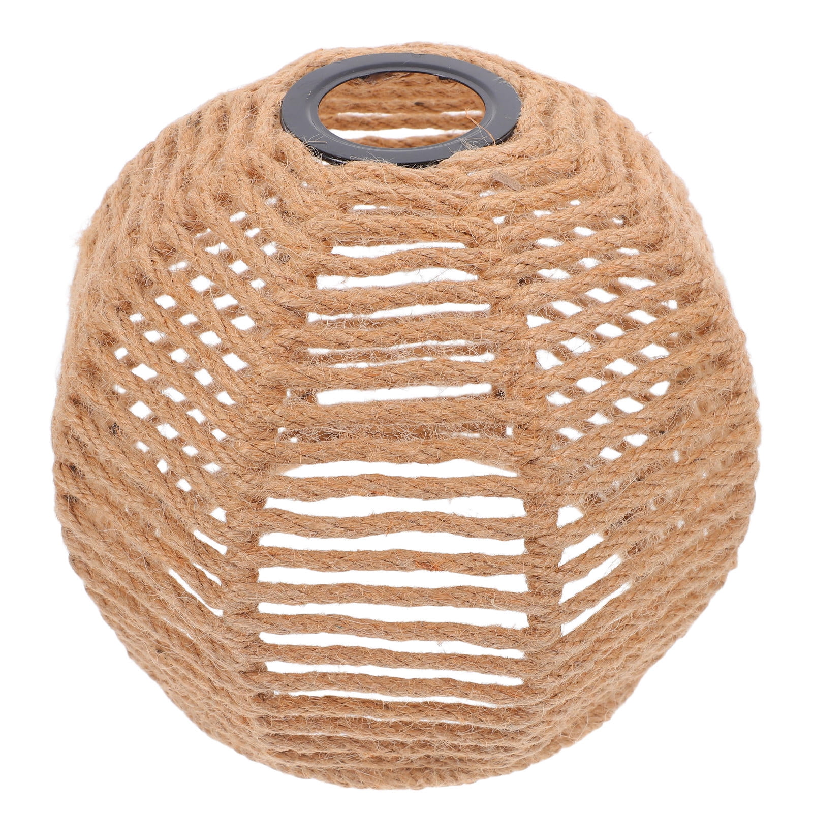 Jute Rope Lampshade Boho Lampshade Rustic Woven Lamp Shade Bulb Guard ...