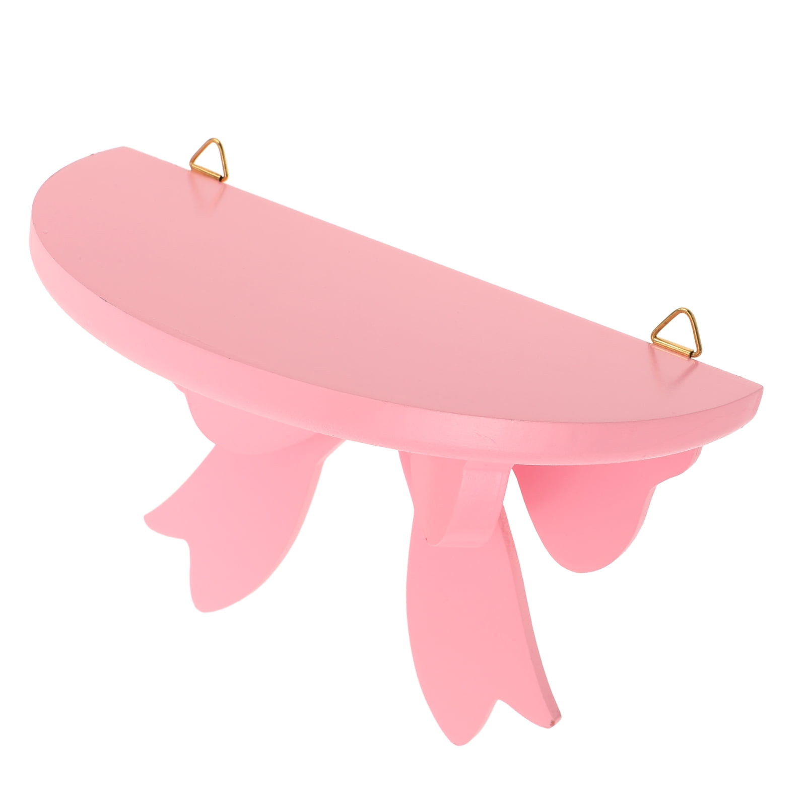 Kawaii Pink Wall Shelf Butterfly Shaped Wooden Floating Shelves for ...