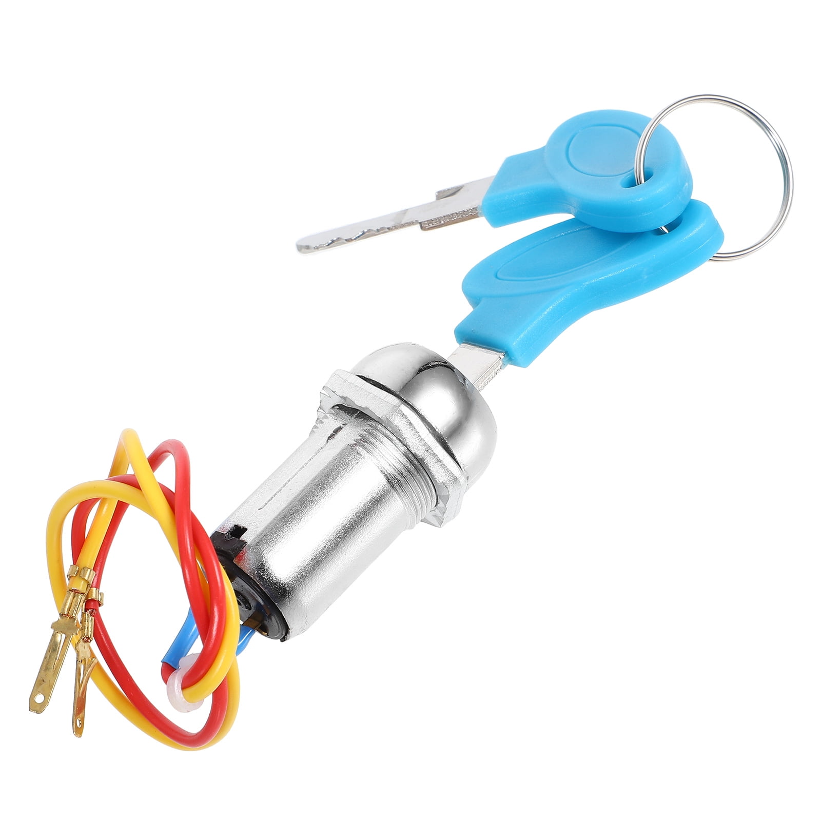 HOMEMAXS Keyed Starter Switch 2 Wires Ignition Switch Electric Scooter ...