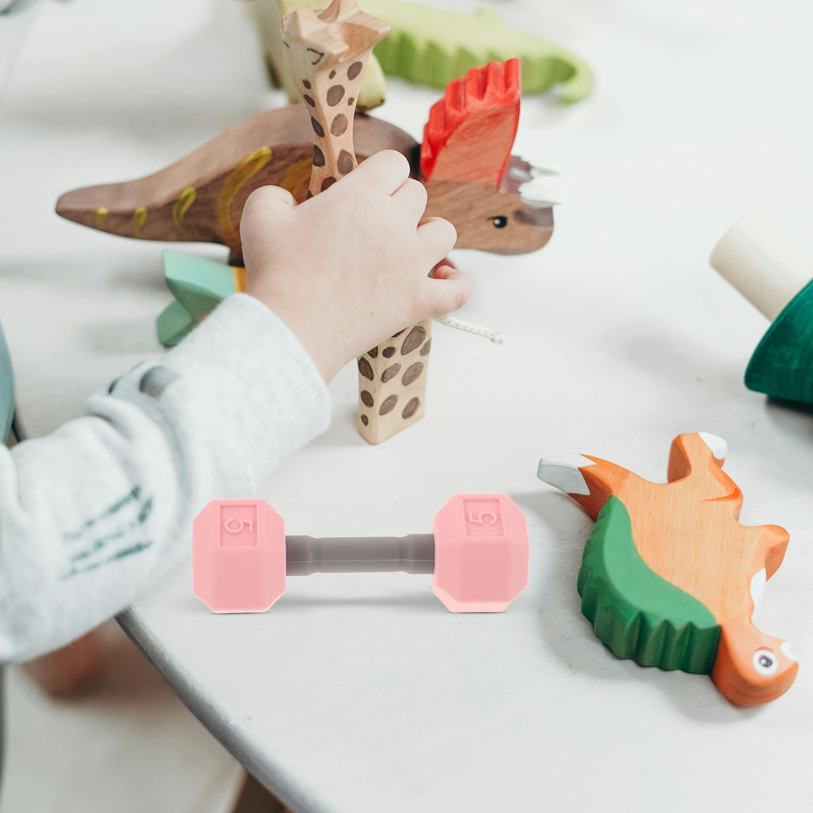 HOMEMAXS Kids Dumbbells Adjustable Silicone Dumbbells Kids Workout ...