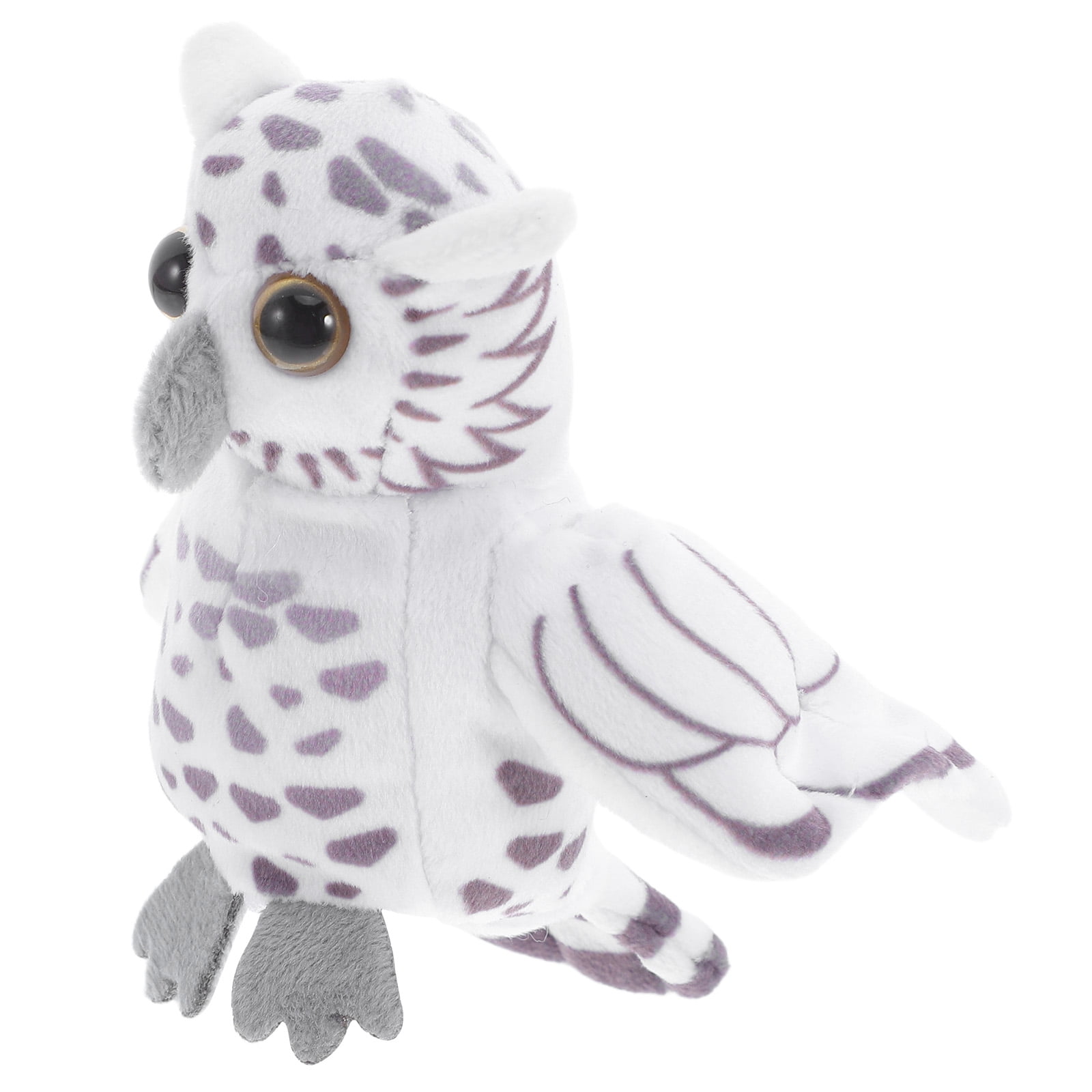 HOMEMAXS Kids Owl Hand Puppets Plush Finger Puppets Realistic Jungle ...