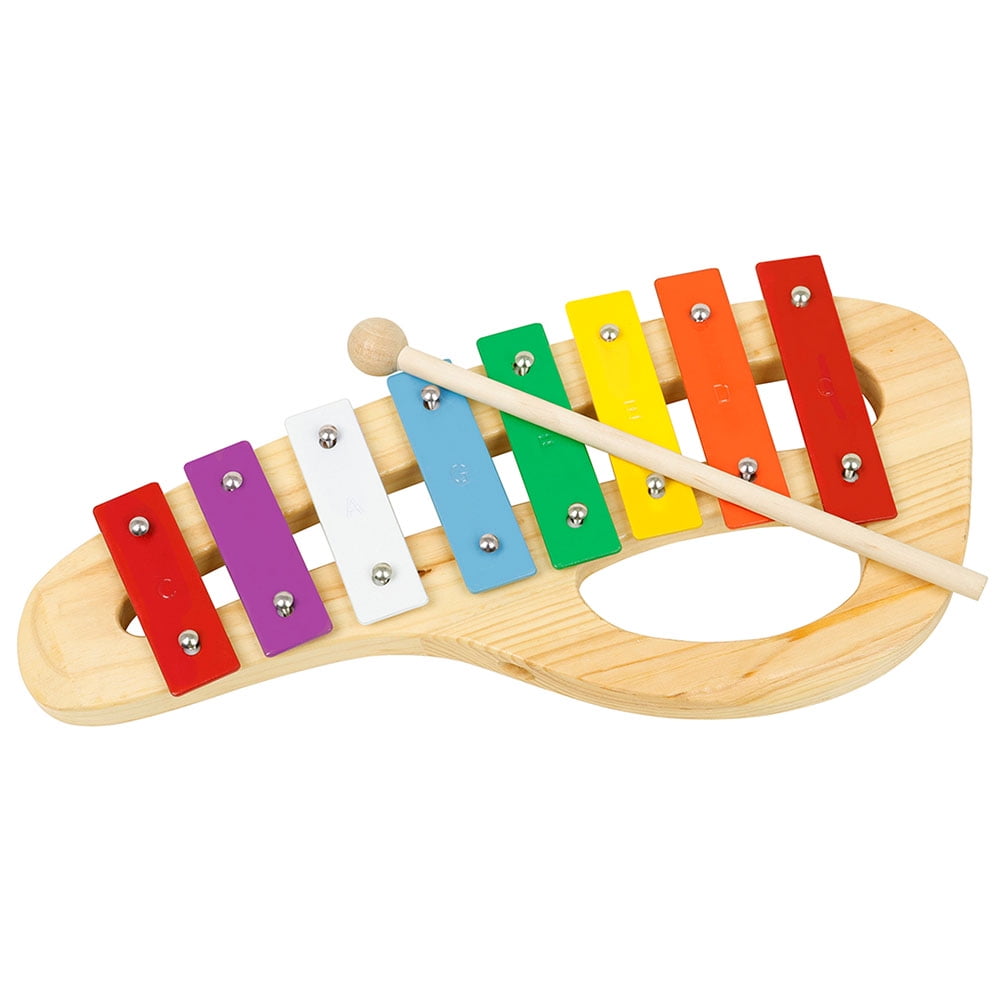 HOMEMAXS Kids Percussion Instrument 8Note Metallophone Musical Toy for ...