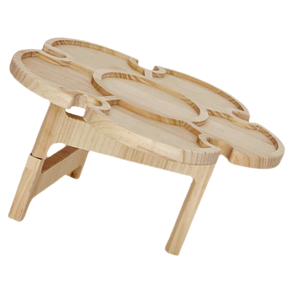 HOMEMAXS Kids Picnic Table Outdoor Folding Wine Table Simple Design ...