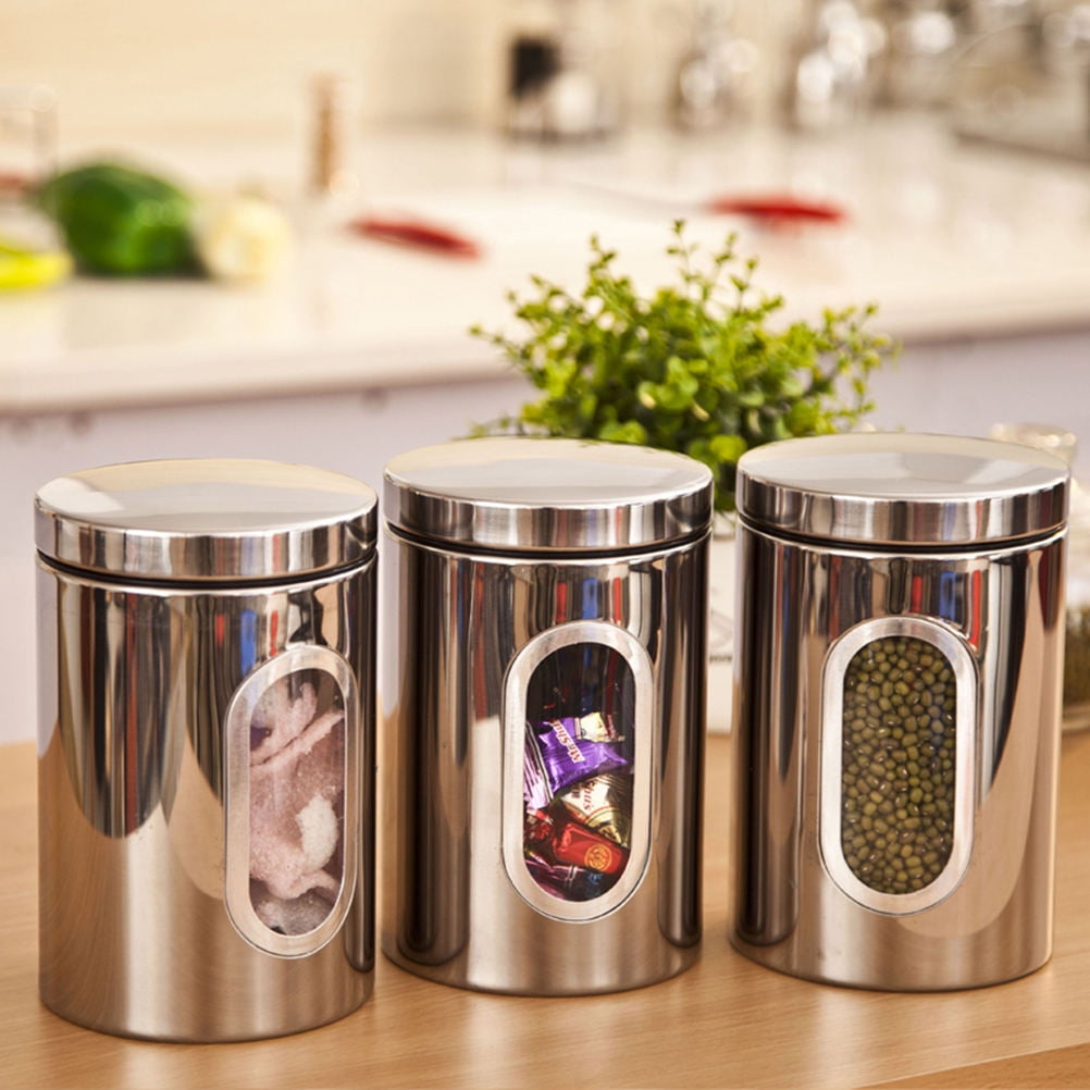 Kitchen Canisters Airtight Coffee Bean Storage Container Containers ...