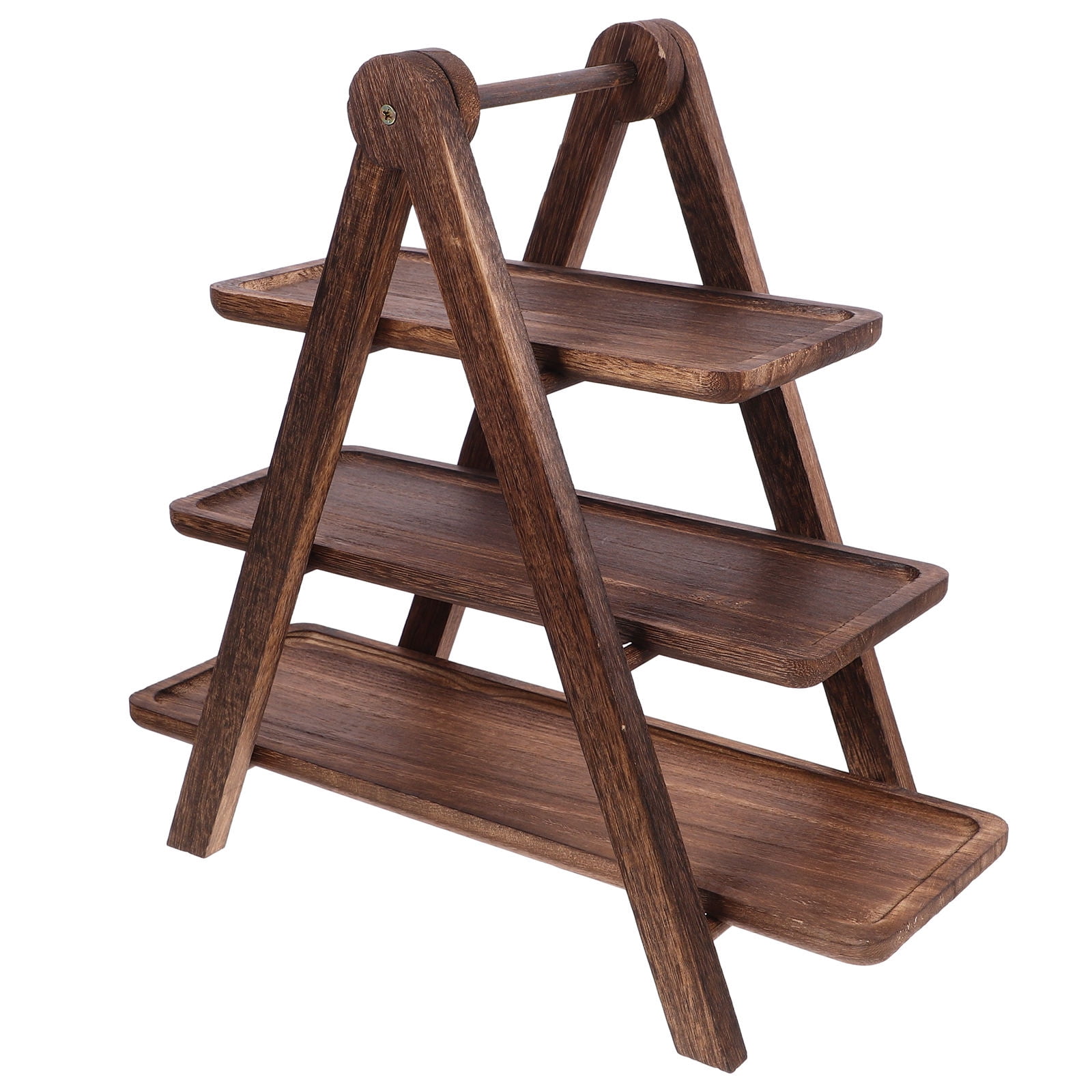 HOMEMAXS Kitchen Food Holder Organizer Wooden Storage Rack - Walmart.com