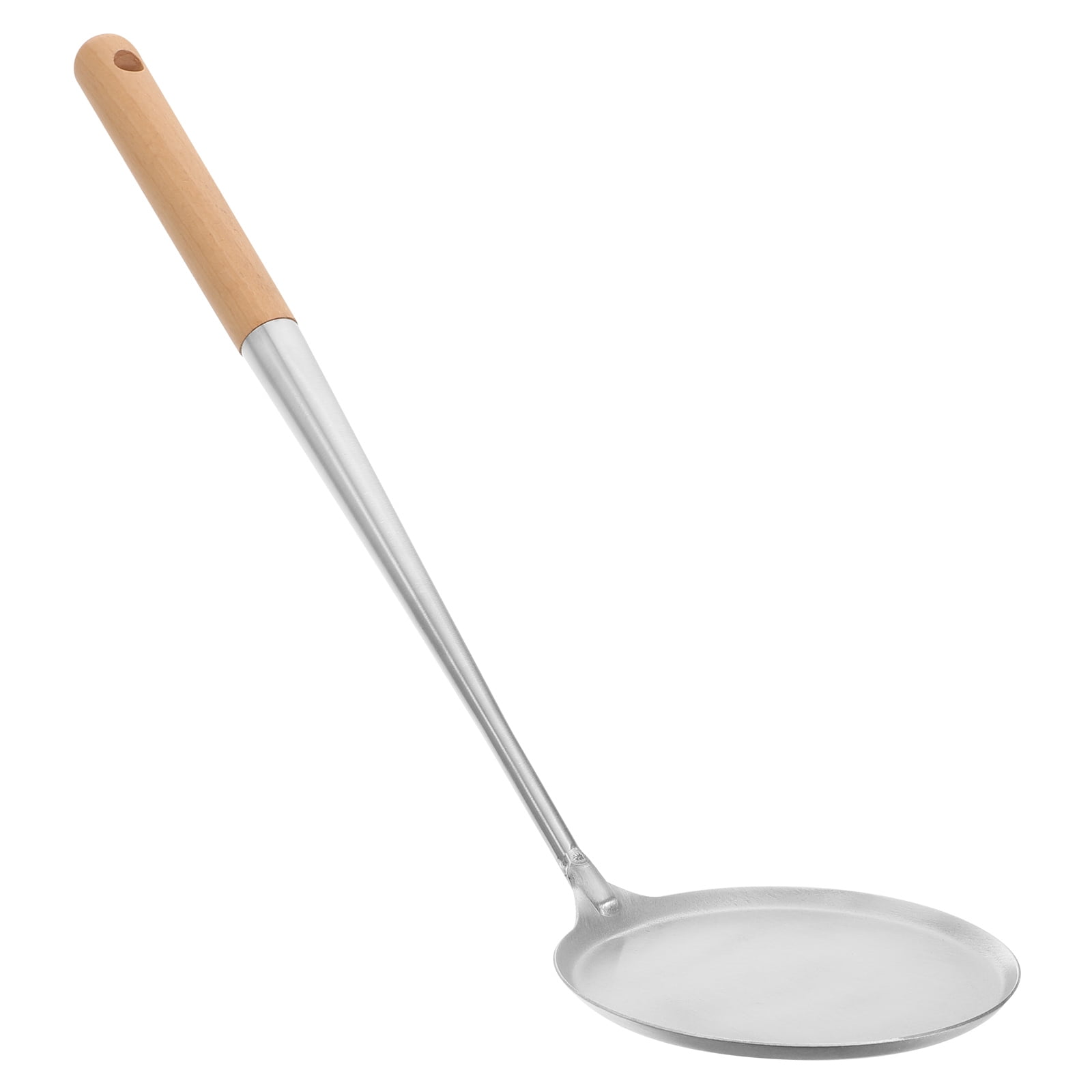 CRAFTHROU Wood Frying Spoon Home Cooks Frying Snacks 1Pack 15.7X4.3X0 ...