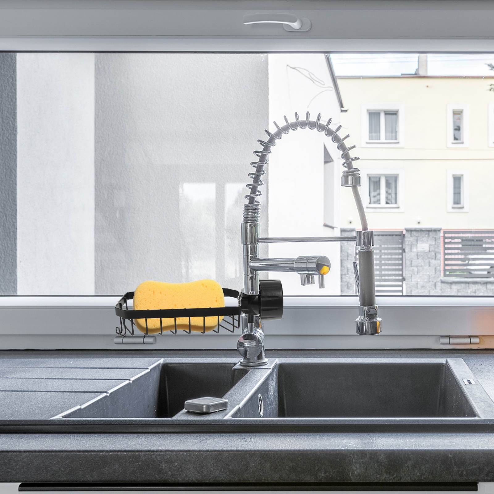 HOMEMAXS Kitchen Sink Organizer Rack Area Practical Storage - Walmart.com