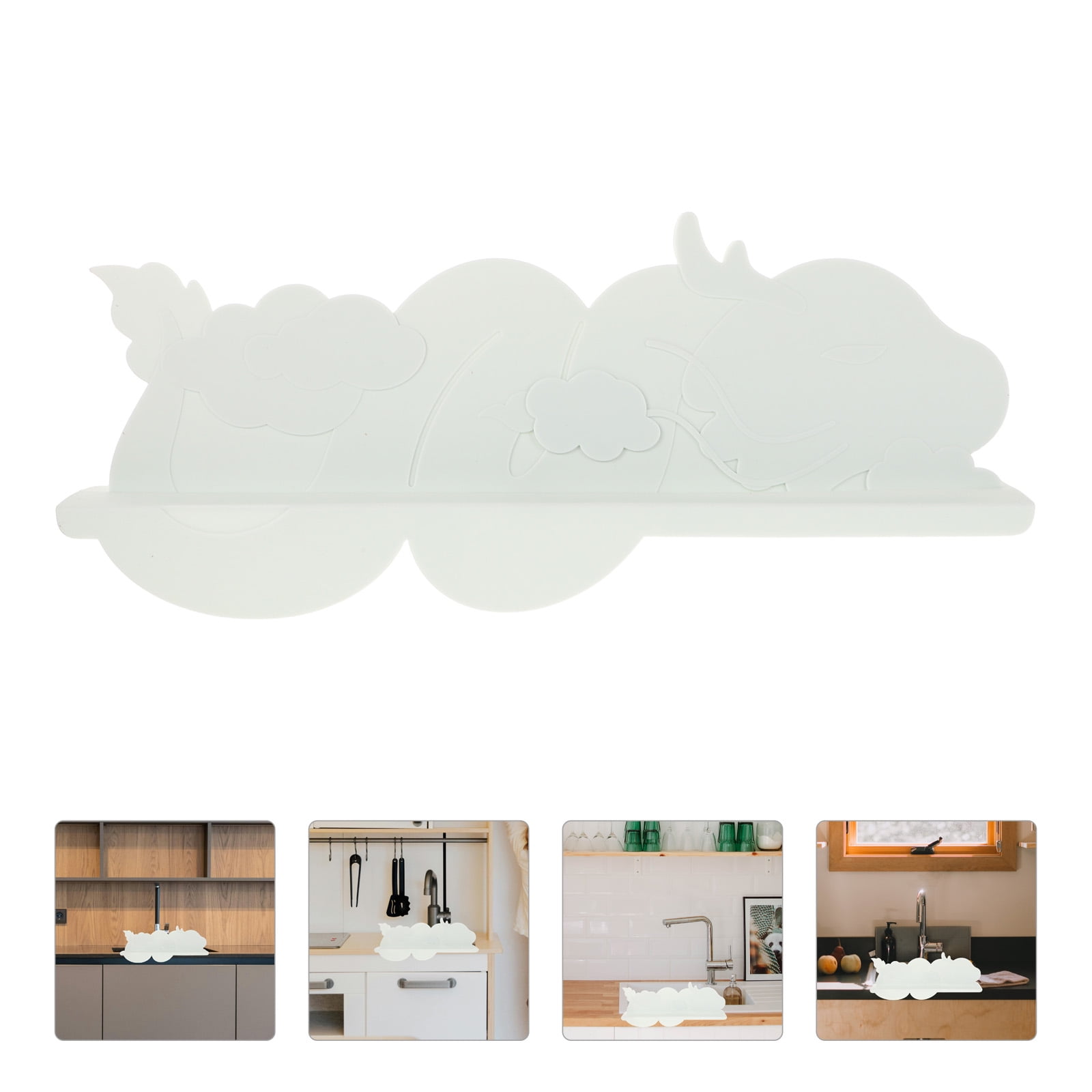 HOMEMAXS Kitchen Sink Splash Guard Silicone Anti-Splash Plate ...