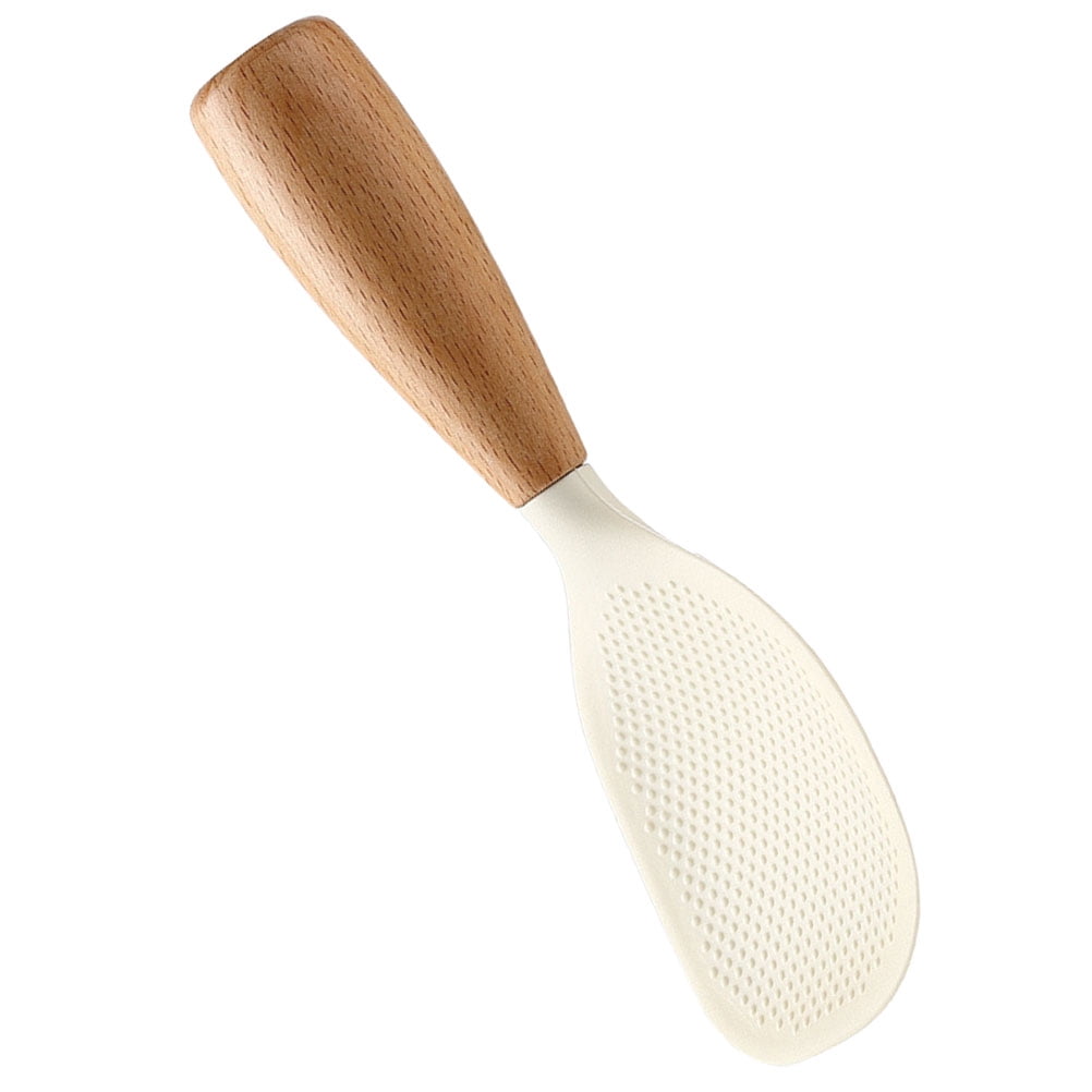 HOMEMAXS Kitchen Standing Rice Spoon Spoons for Serving Cooker White ...