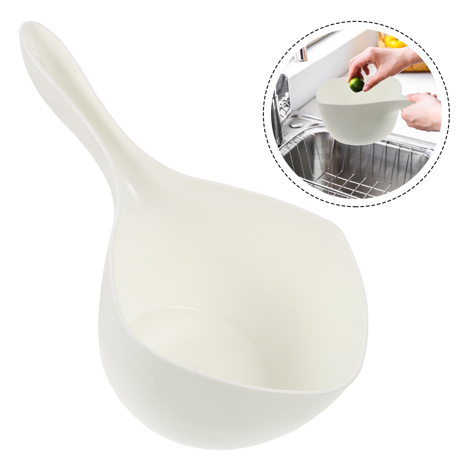 HOMEMAXS Kitchen Water Dipper Handle Design Ladle Reusable Water Dipper ...