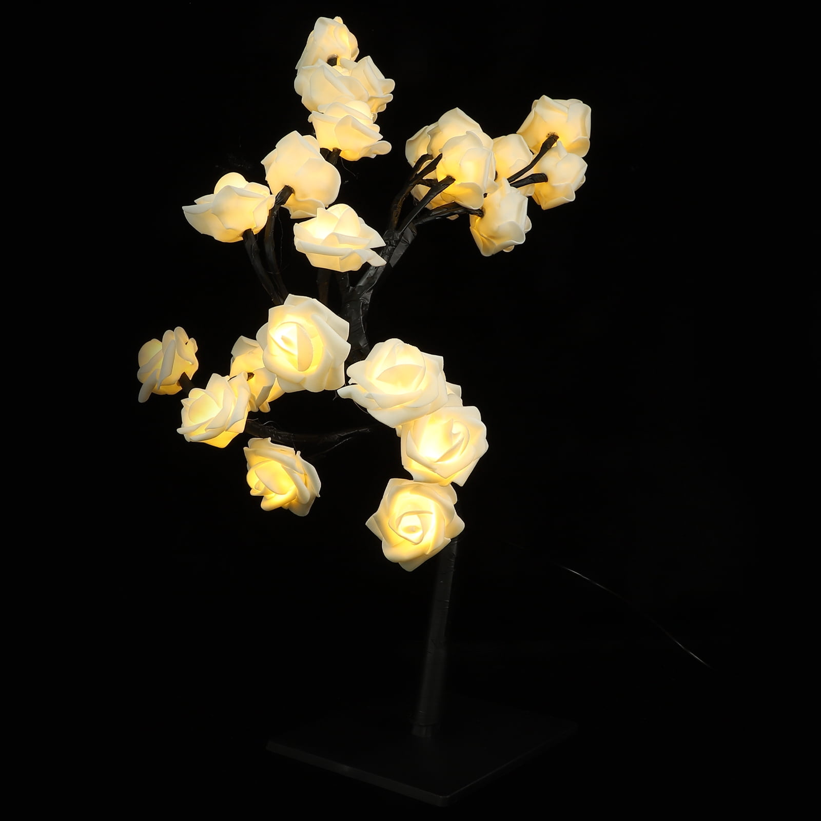 HOMEMAXS LED Lights Rose Tree Flower Lamp Valentine's Day Decoration ...