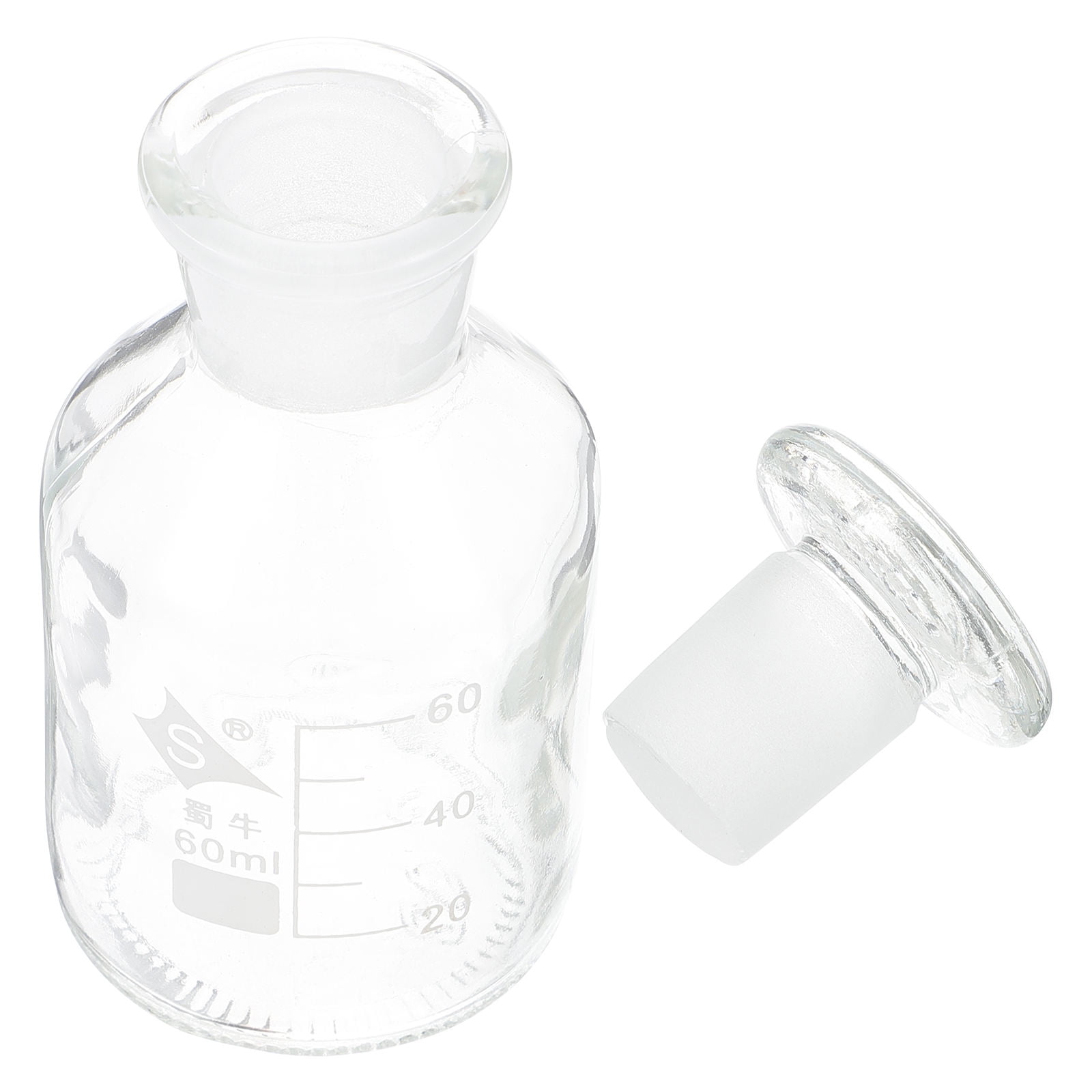 HOMEMAXS Lab Laboratory Reagent Bottles Wide-mouthed Glass - Walmart.com