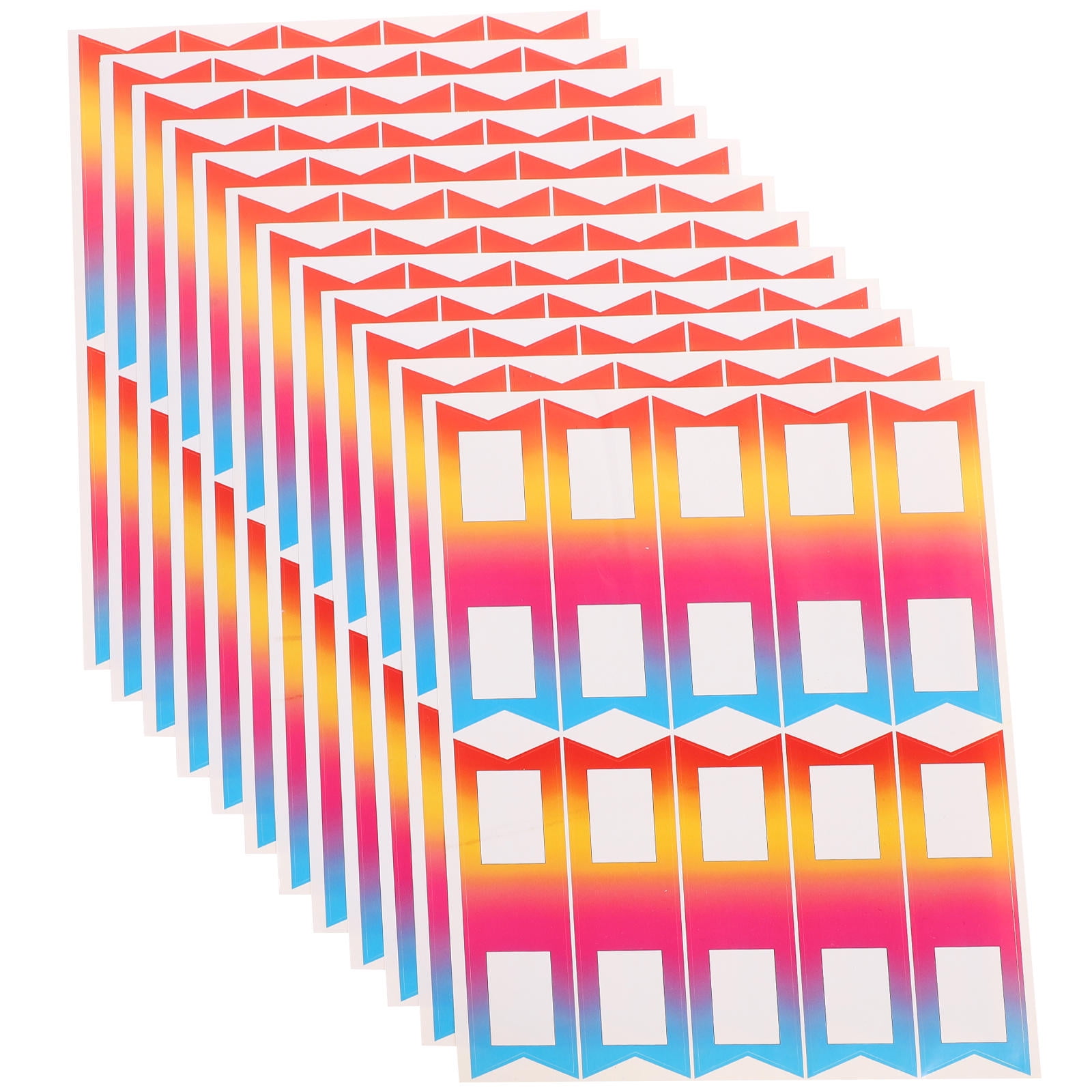 VERDANVERSE Index Label Stickers Classified Tag Stickers Multi Colored ...