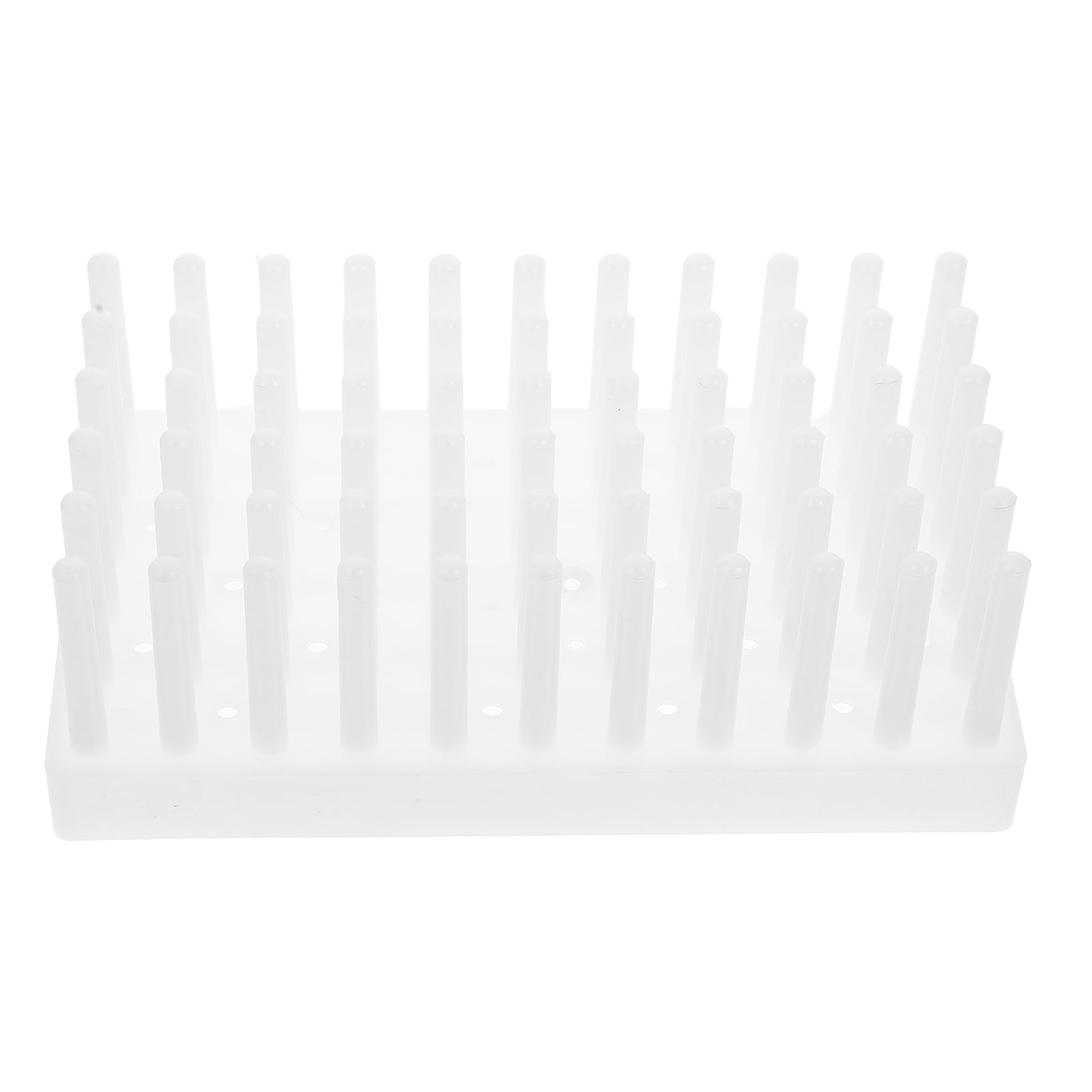 HOMEMAXS Laboratory Test Tube Holder Plastic Rack for Drying and ...