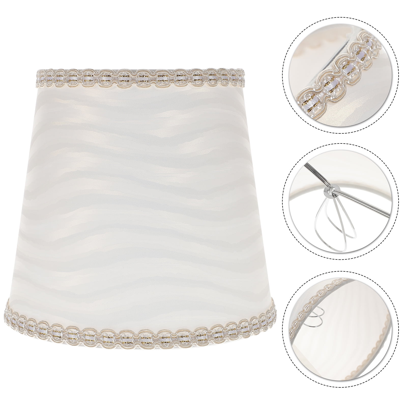 HOMEMAXS Lamp Shade Clip on Lampshade Sturdy Lamp Shade Desk Lamp Cover ...