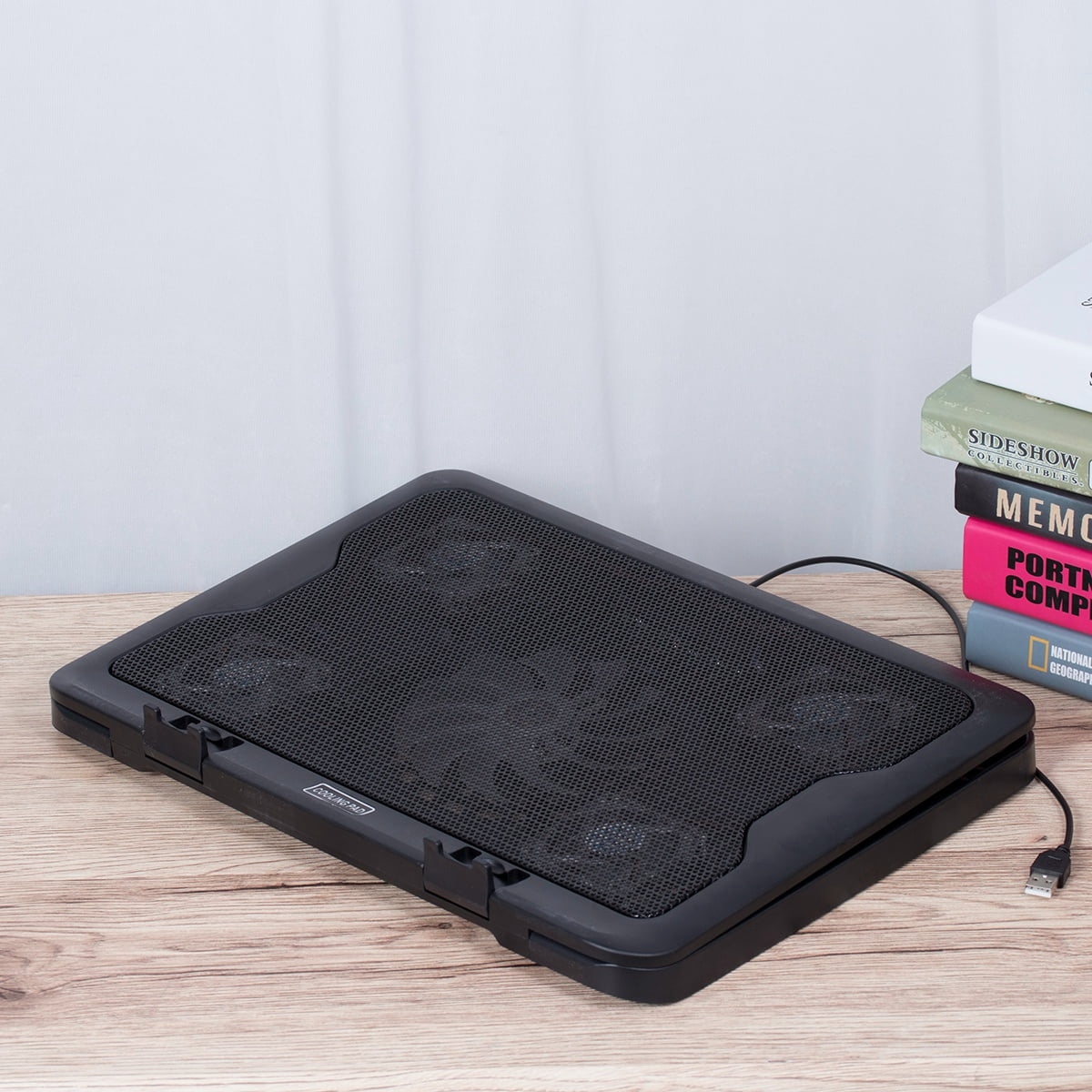 HOMEMAXS Laptop Cooling Base USB Cooler Fan Computer Stand - Walmart.com
