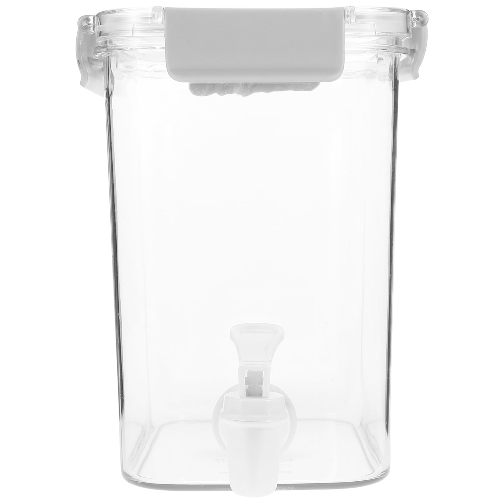 HOMEMAXS Large Capacity White Cold Water Jug for Fridge with Lid and ...