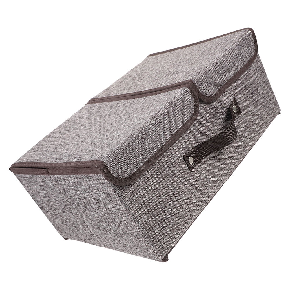 HOMEMAXS Large Holder Double-lid Storage Box Foldable Capacity Bin ...