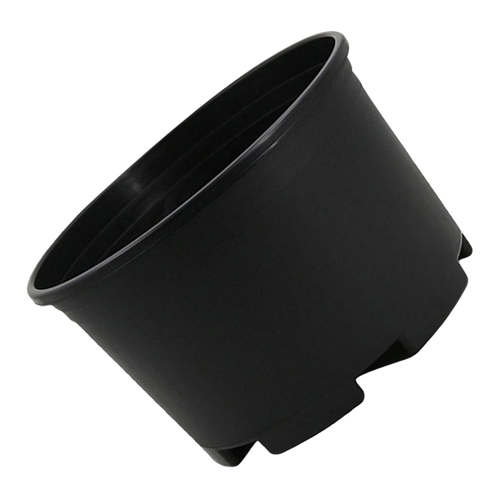 HOMEMAXS Large Size Round Flowerpot Plastic Plant Nursery Pot Flower ...