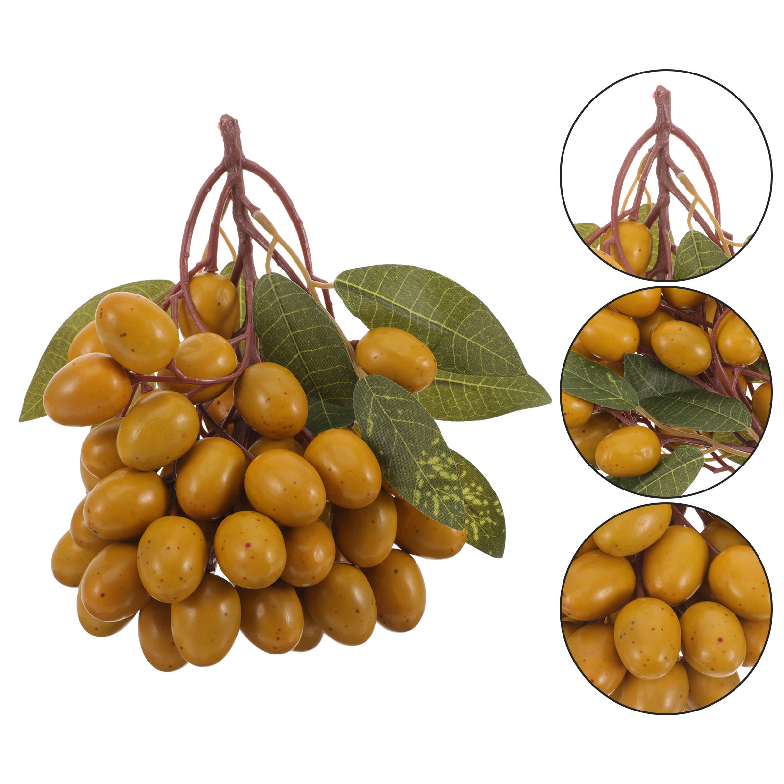 HOMEMAXS Lifelike Artificial Fruit Model for Decor Orange Plastic ...