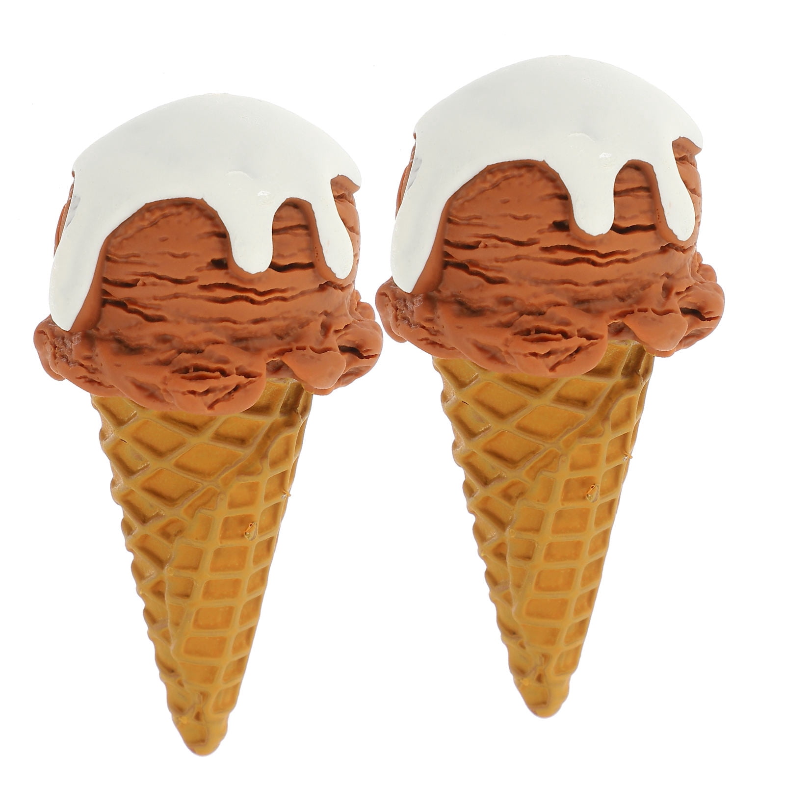 HOMEMAXS Lifelike Fake Ice Cream Cone Prop Made of Resin for Decoration ...