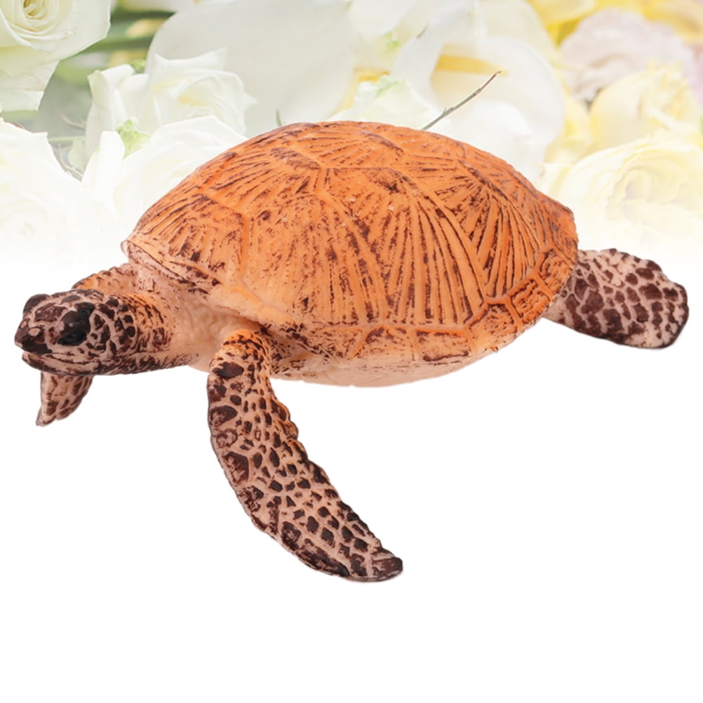 Lifelike Turtles Decorations Made of PVC Brown Color for Garden ...