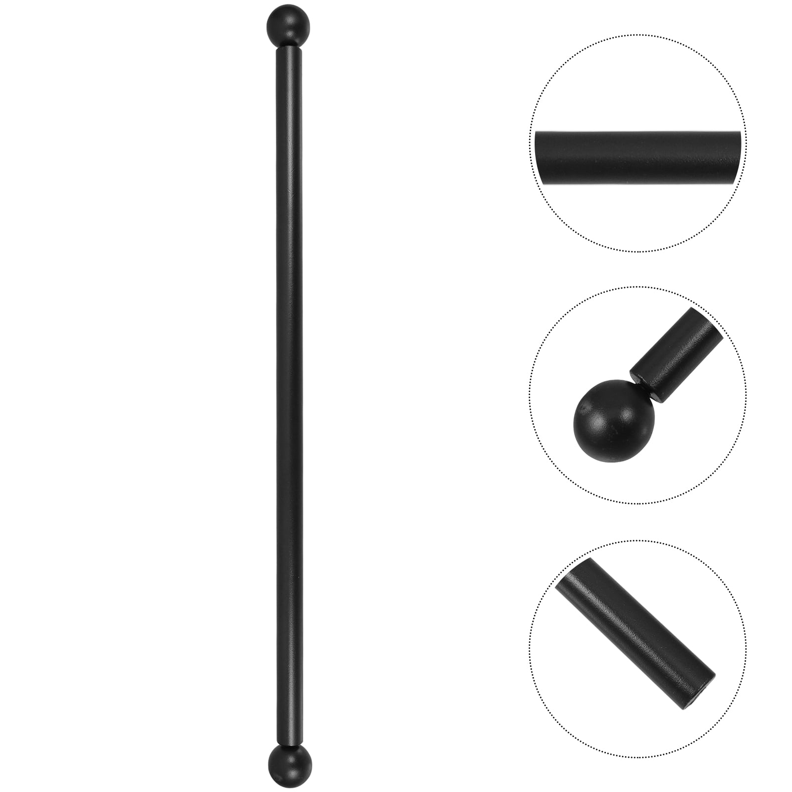HOMEMAXS Light Rod Flag Holder Lamp Post Cross Arm Replacement Black ...