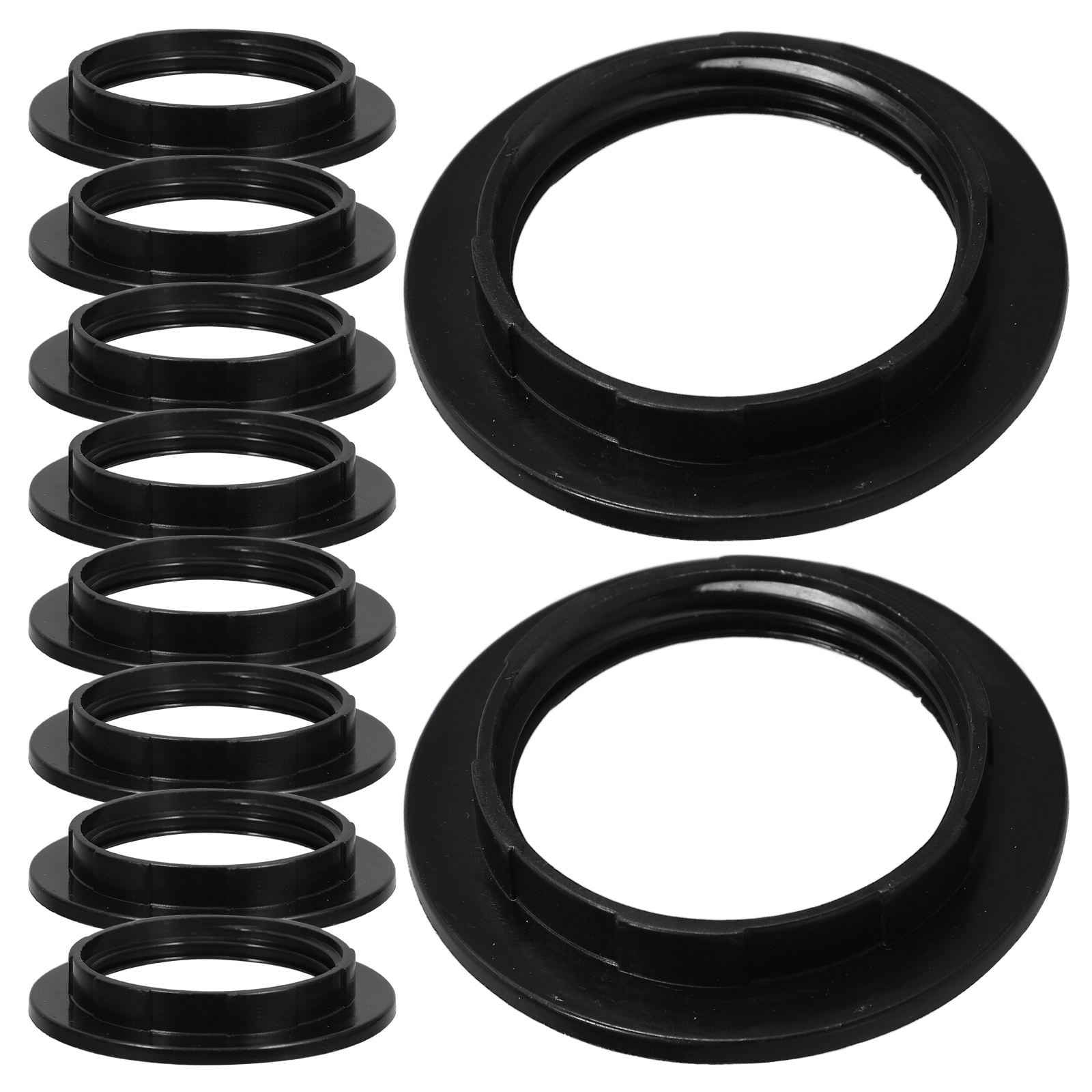 HOMEMAXS Light Socket Shade Rings Plastic Threaded Socket Ring For ...