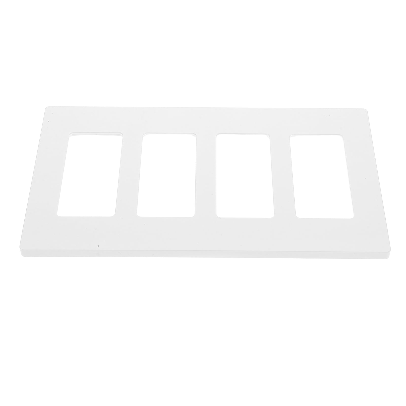 HOMEMAXS Light Switch Cover Screwless for Home 4-Gang Outlet Covers ...