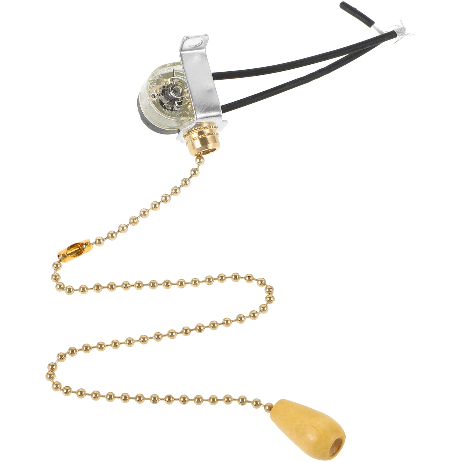 HOMEMAXS Light Wire Switch Pull Chain Ceiling Fixture Lamp The Golden ...