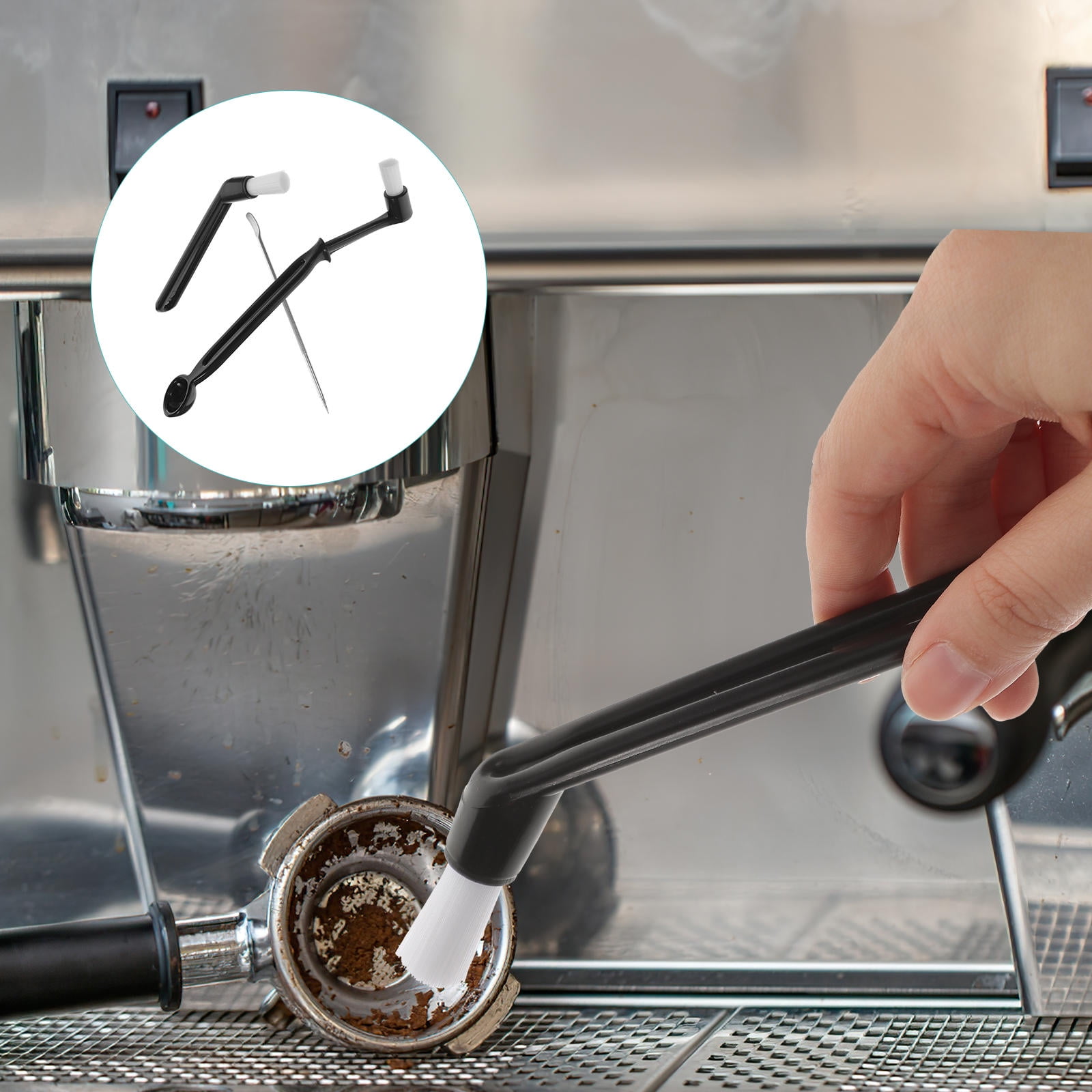 HOMEMAXS Limescale Coffee Machine Cleaning Brush Set Product - Walmart.com