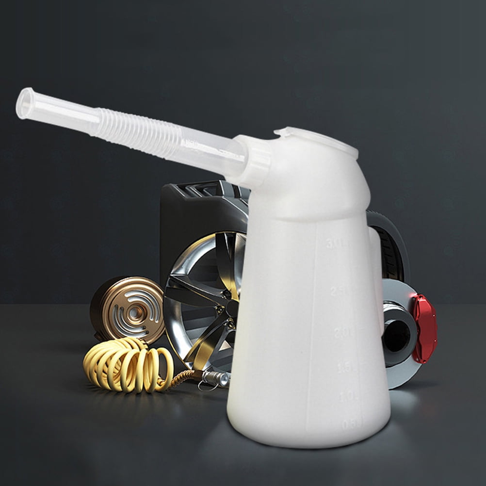 HOMEMAXS Liquid Oil Container Car Bottles Can Pump Oiler Measuring ...