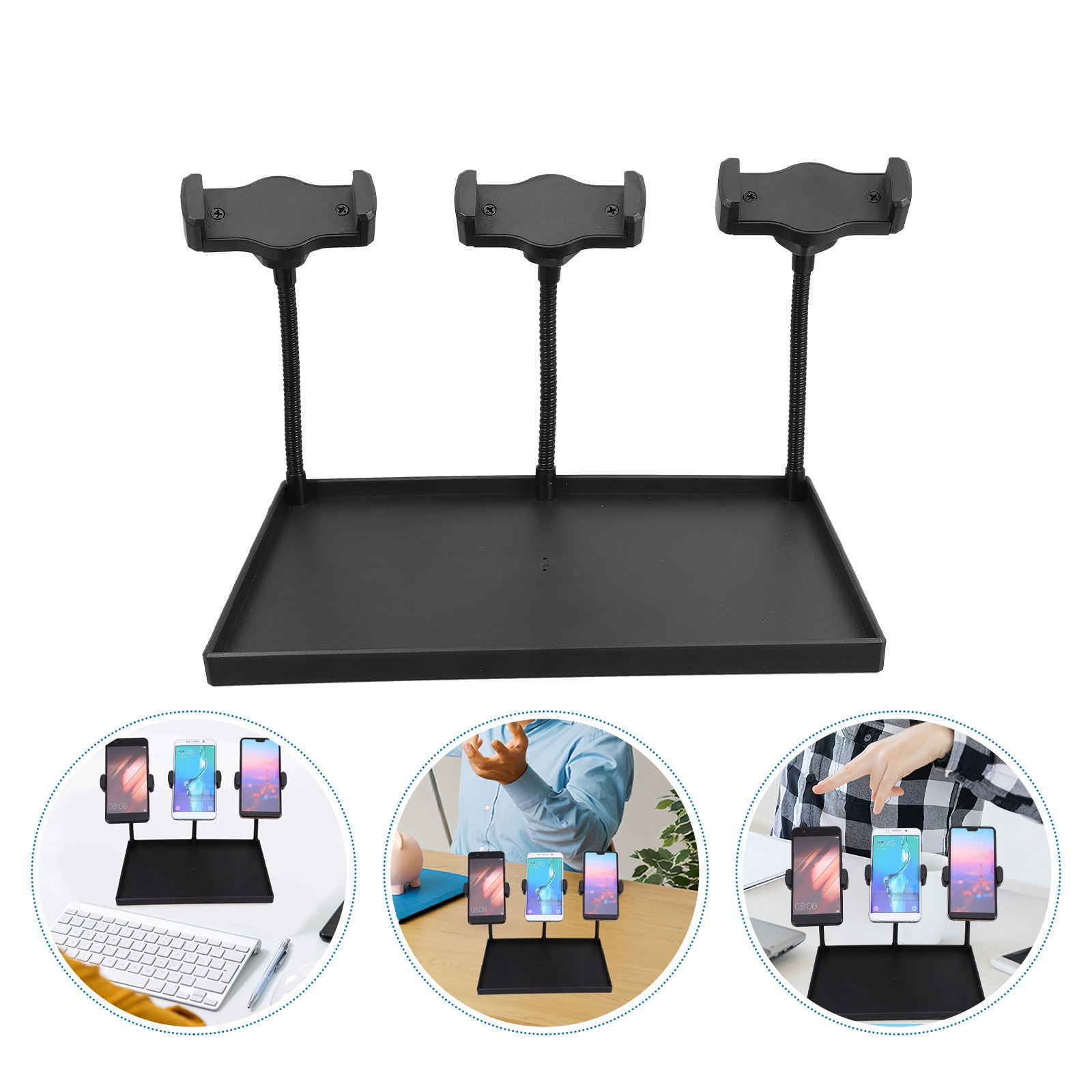 HOMEMAXS Live Streaming Microphone Rack Stand Broadcast Microphone ...