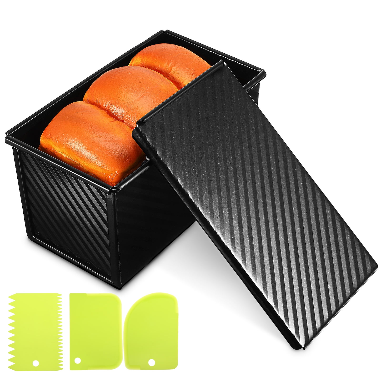 HOMEMAXS Loaf Pan With Lid Bread Pan Bread Mold Toast Pand Sandwich ...